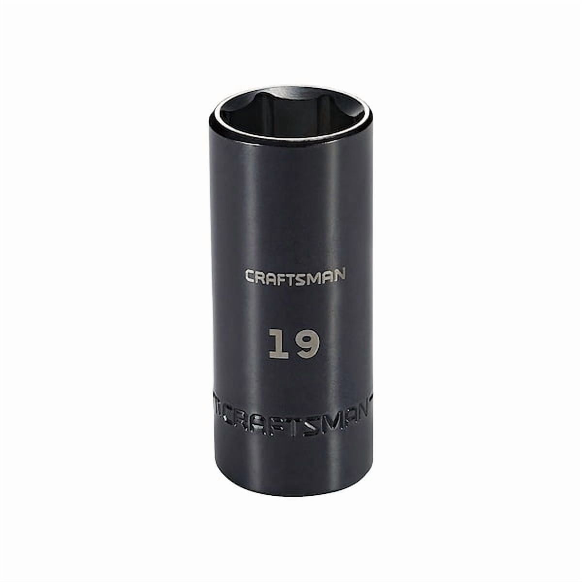 Craftsman Sockets, 3/8" Drive 19mm Metric Deep Imp CMMT15908 - Walmart ...