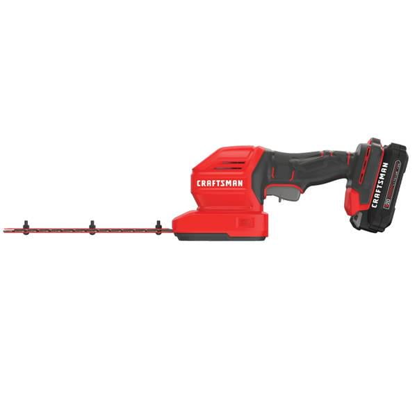 Craftsman V20* 2-in-1 Cordless 8-in. Hedge Trimmer and 4-in. Grass ...