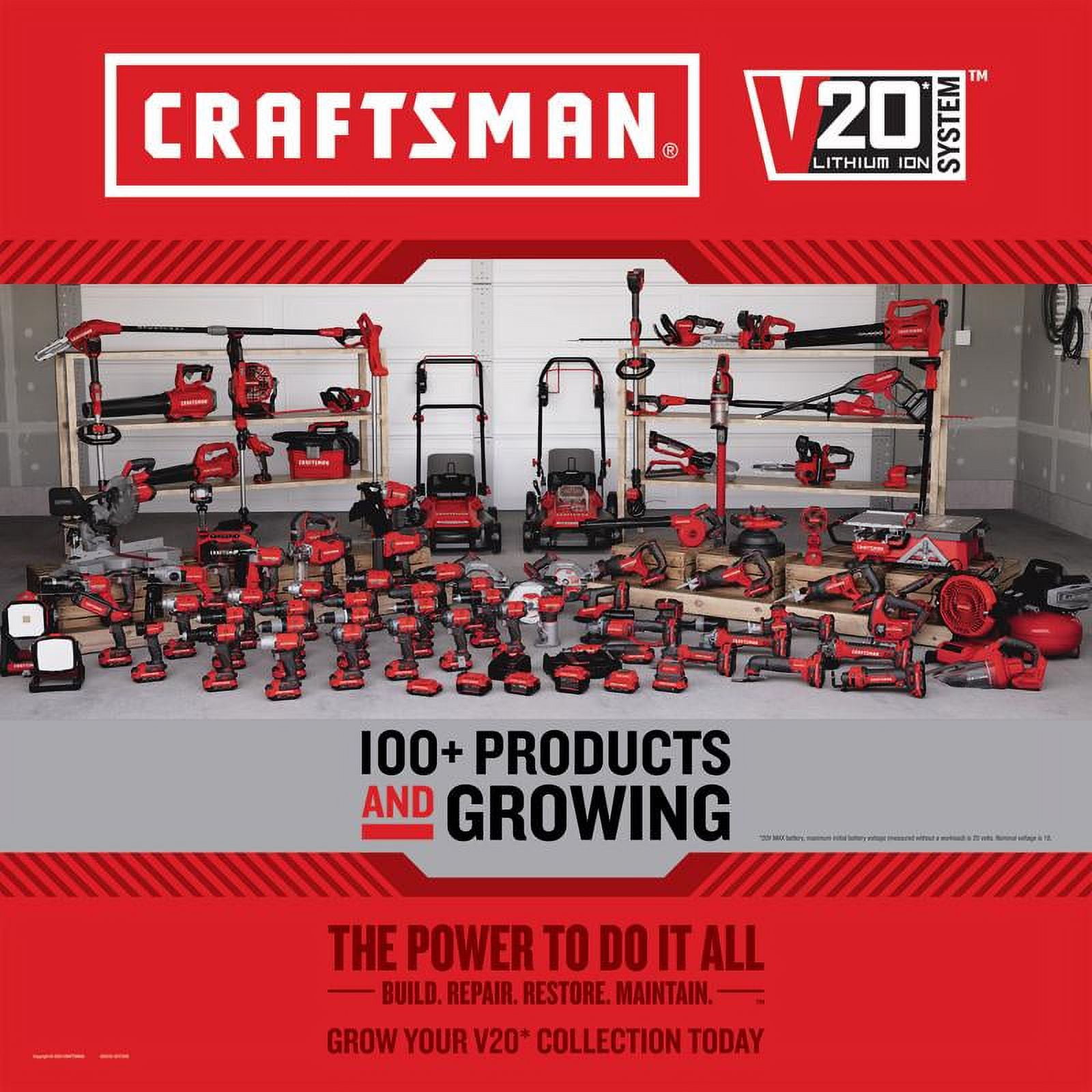 Craftsman V20 Cordless Fixed Base Router Tool Only - Walmart.com
