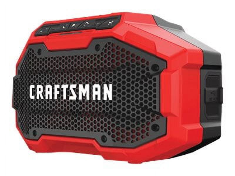 Craftsman Wireless Bluetooth Portable Speaker, Red, CMCR001B - Walmart.com