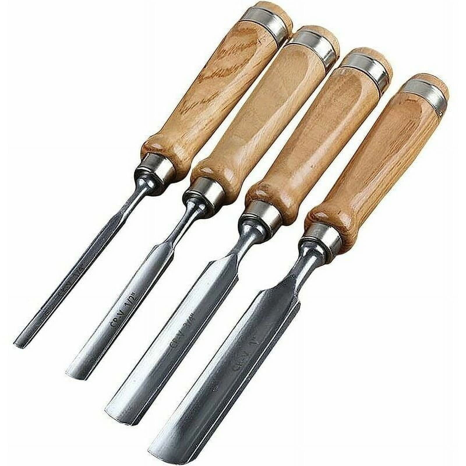 Craftsman Wood Chisel Set, Chrome Vanadium Steel Blade With Precisely ...