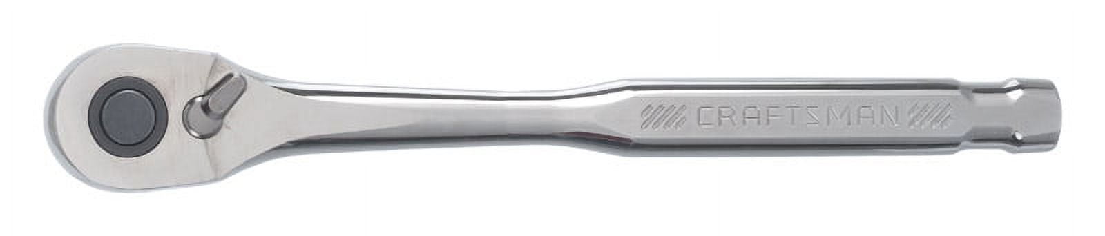 CRAFTSMAN 1/2-Inch Drive Ratchet Wrench, 120-Tooth Pear Head, Durable ...