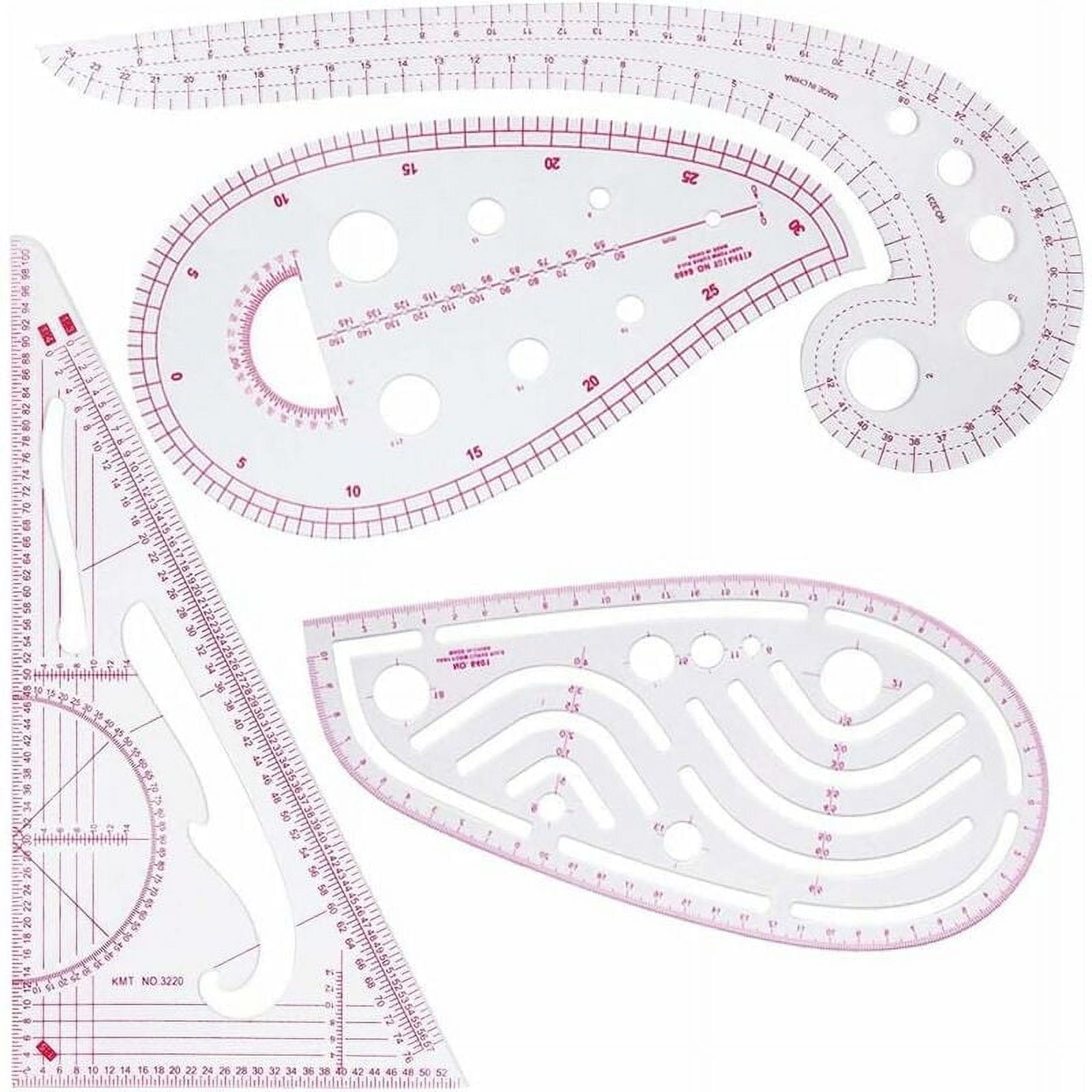 Craftsmanship Enhanced: French Curve Ruler, Clear Transparent Bendable ...