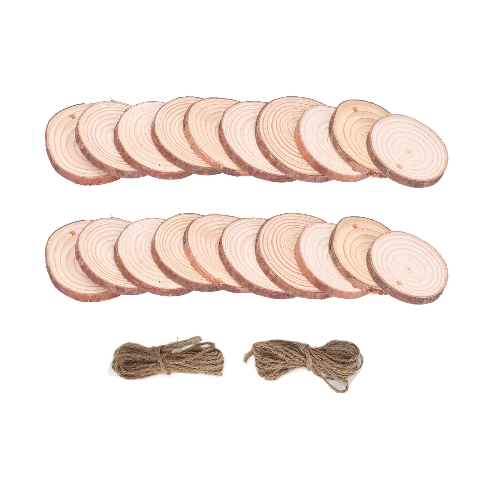 Craftsmanship Essentials, Solid Log Discs Craft Wood Kit For 20 ...