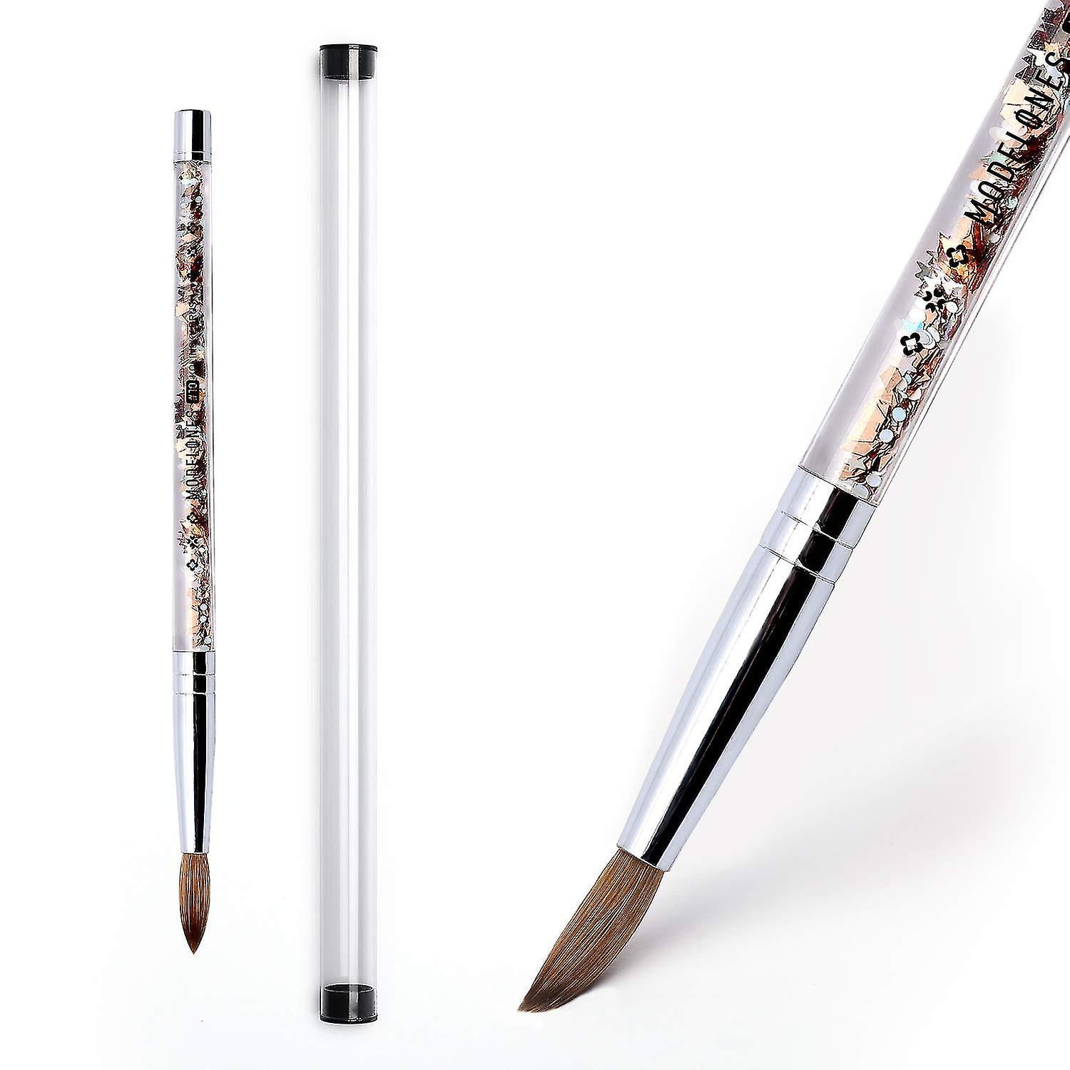 Craftsmanship's Pride Acrylic Nail Brush, Kolinsky Sable Professional ...