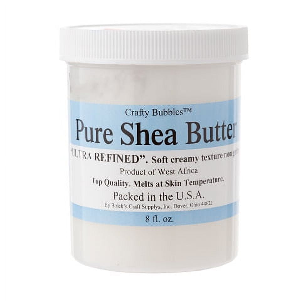 Crafty Bubbles Refined Shea Butter: 8 ounces - Walmart.com