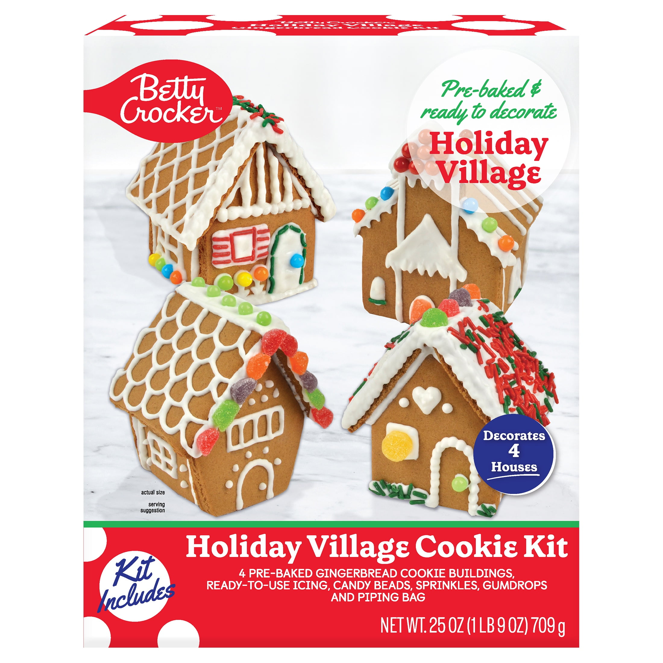 Crafty Cooking Kits Betty Crocker Holiday Village Cookie Kit, Includes ...
