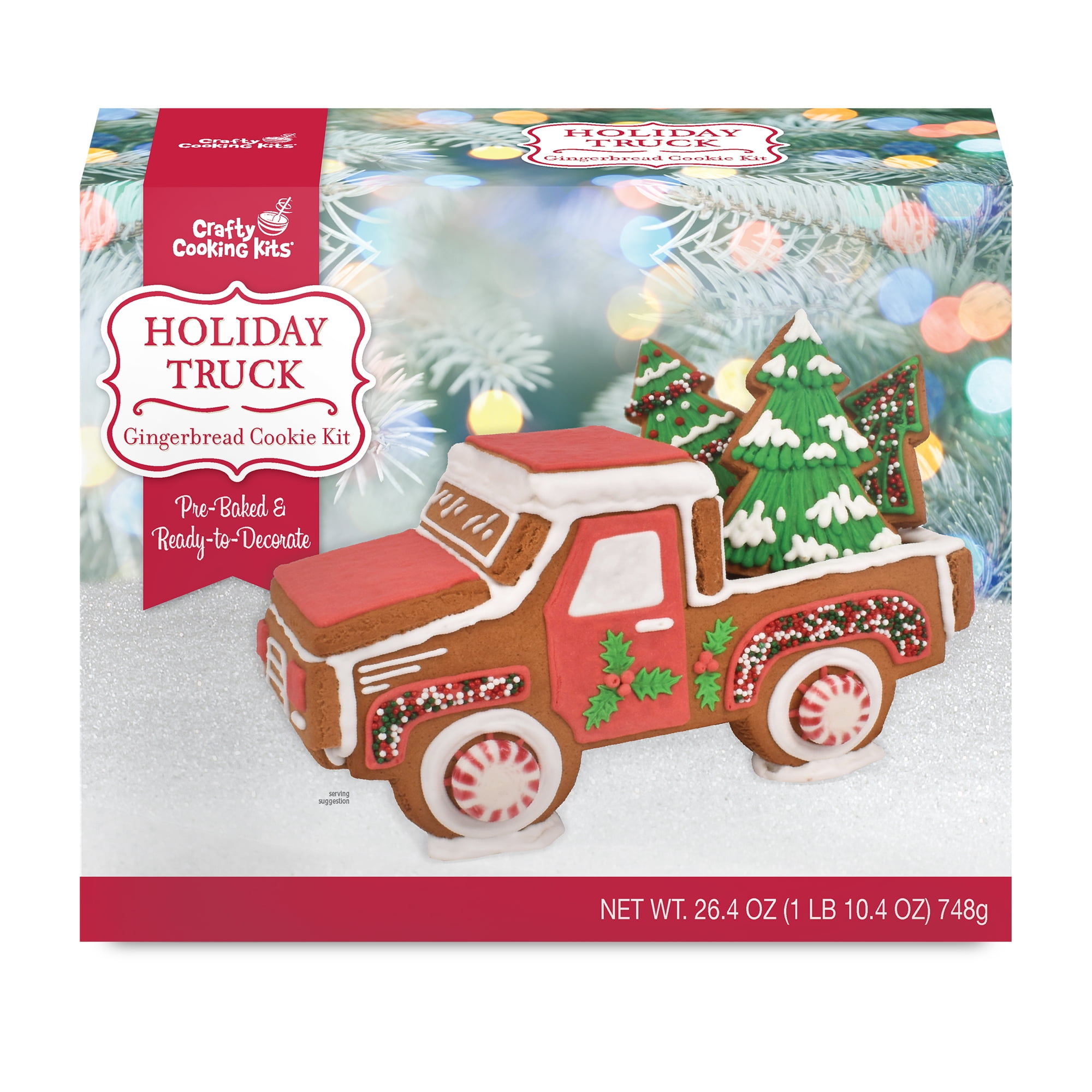 Crafty Cooking Kits Holiday Truck Gingerbread Cookie Kit, Pack of 1 ...