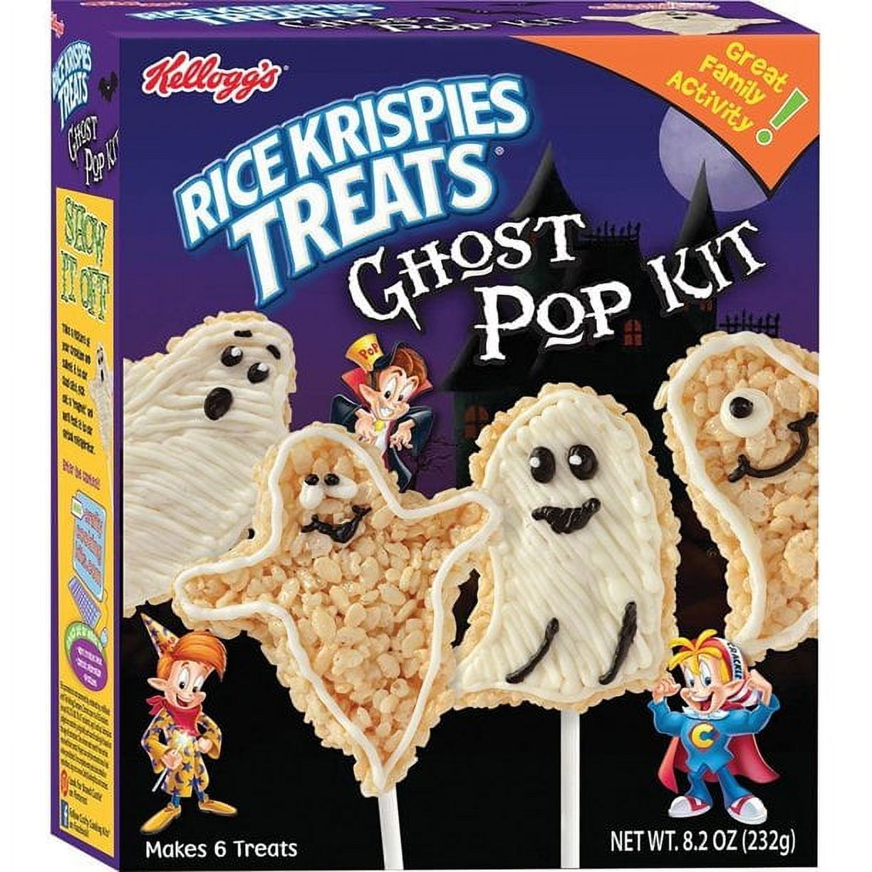 Crafty Cooking Kits Kellogg's Rice Krispies Treats Ghost Pop Kit, 8.18 ...