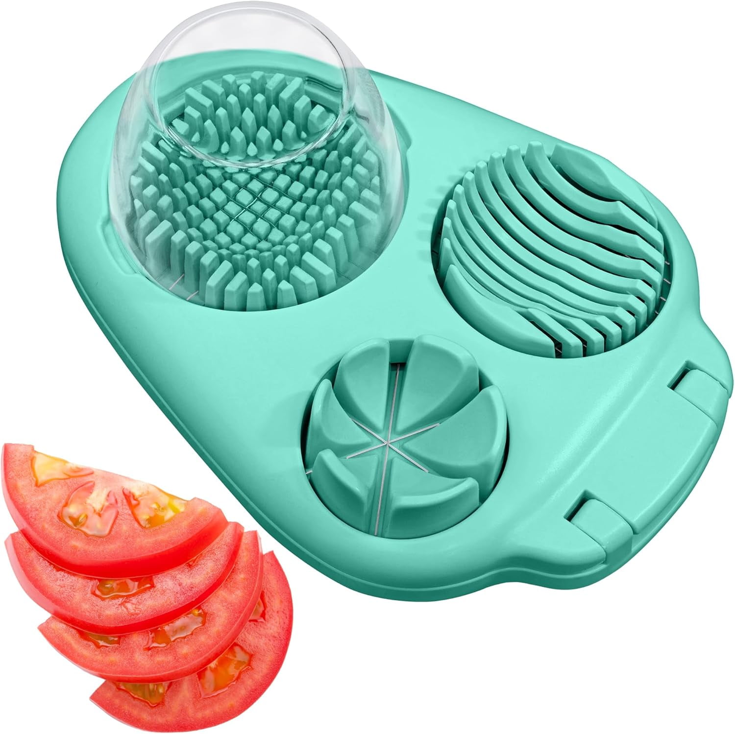 CraftyCrocodile Egg Slicer for Hard Boiled Eggs - 3 Slice Modes Egg ...
