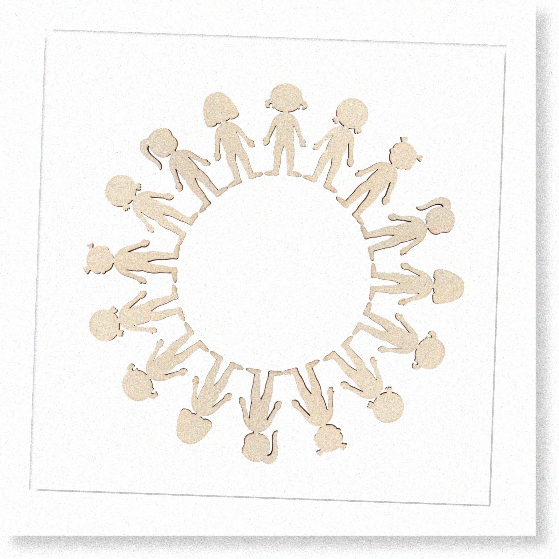 CraftyKids Wooden Cutout Set - 50 Unfinished Wood Shapes for DIY ...