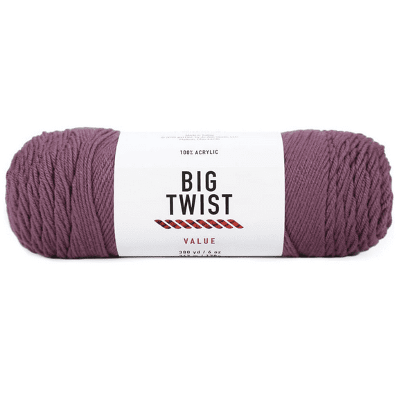 Craftz Eggplant Worsted Yarn (6 oz, 380 yards) - Walmart.com