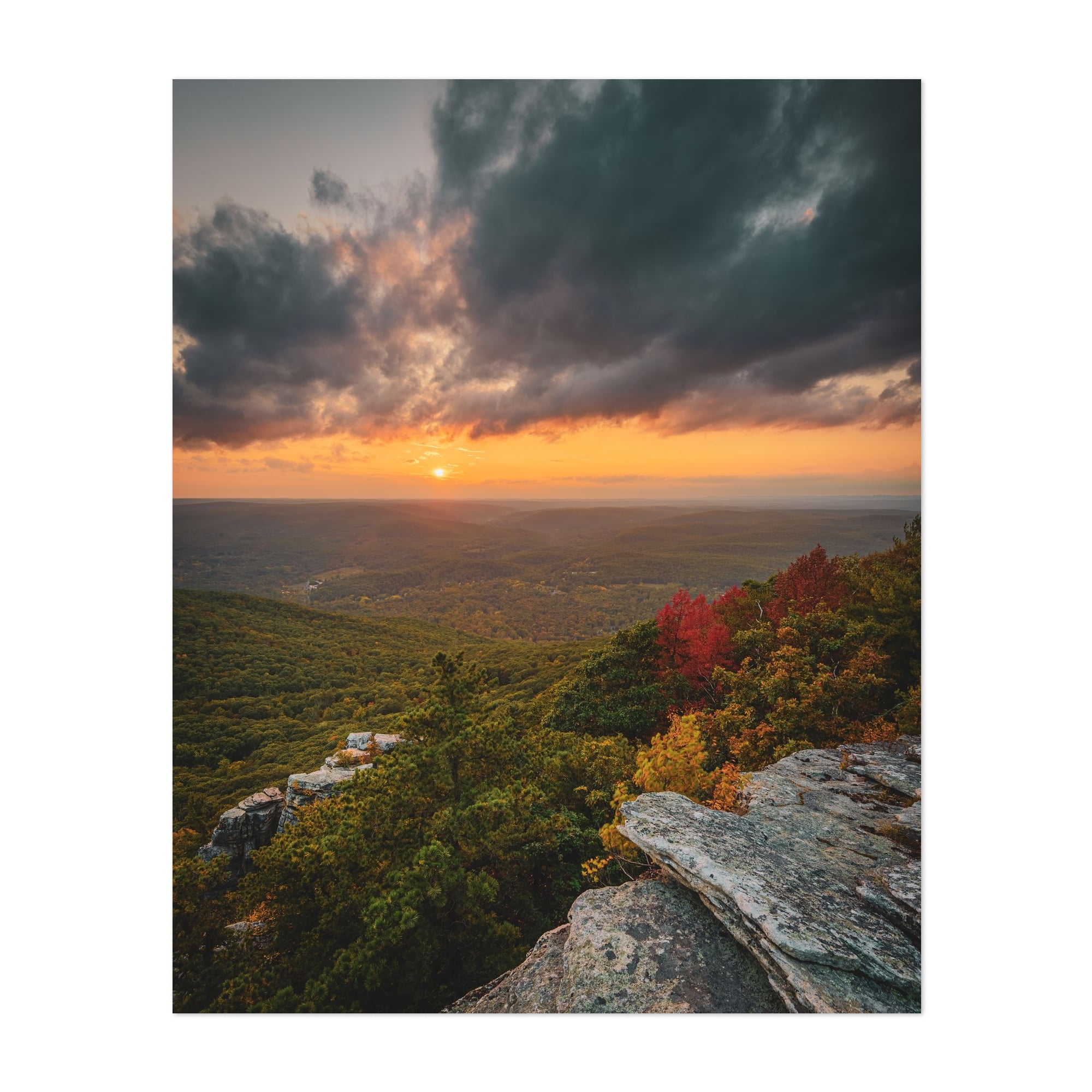 Cragsmoor Sunset - Cragsmoor New York Photography Sunset Landscape ...