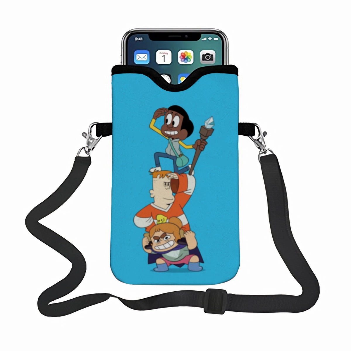 Craic by the Creek phone satchel, featuring an adjustable strap small ...