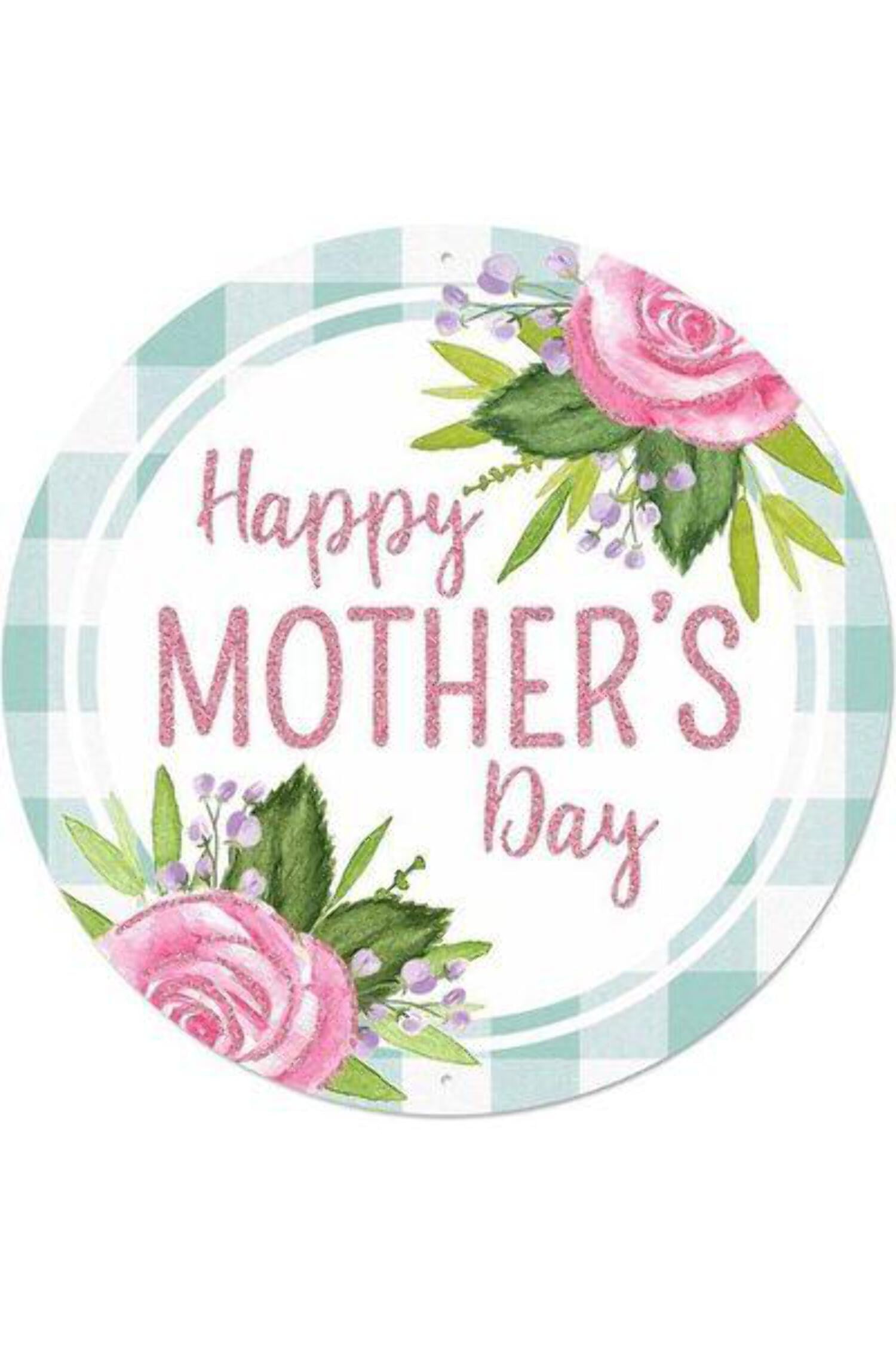Shop our 8" Metal Sign: Happy Mother's Day - Walmart.com