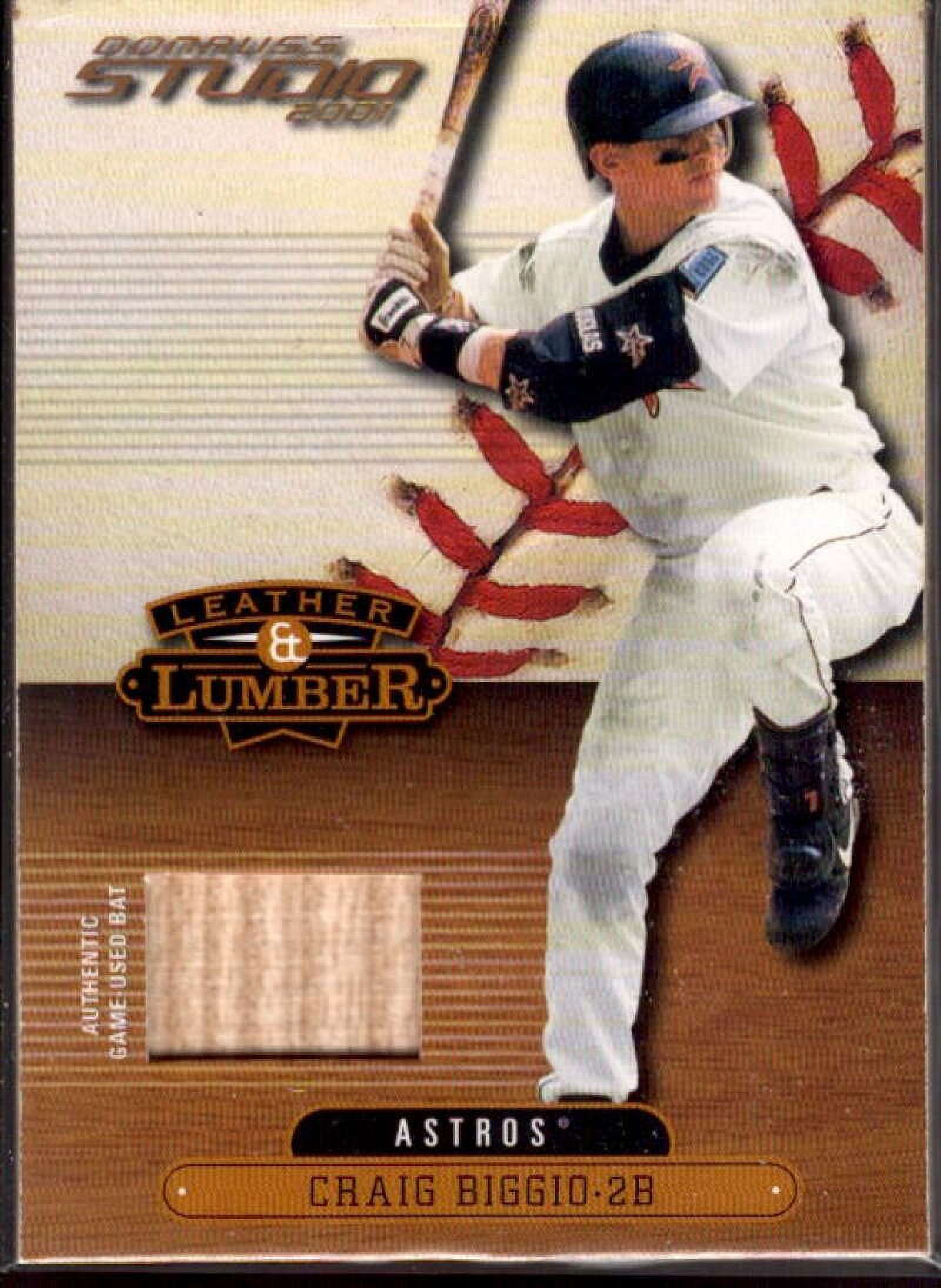 Craig Biggio Card 2001 Studio Leather and Lumber #LL28 - Walmart.com