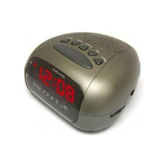 Craig CR45329B Dual Alarm Clock Digital PLL AM/FM Radio - Walmart.com