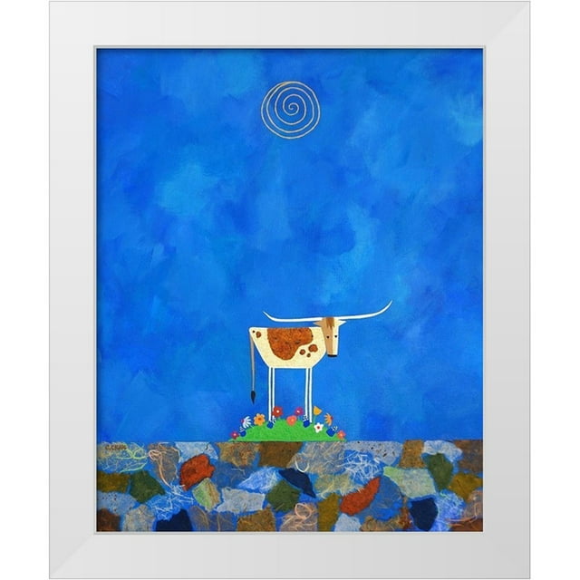 Craig, Casey 15x18 White Modern Wood Framed Museum Art Print Titled ...