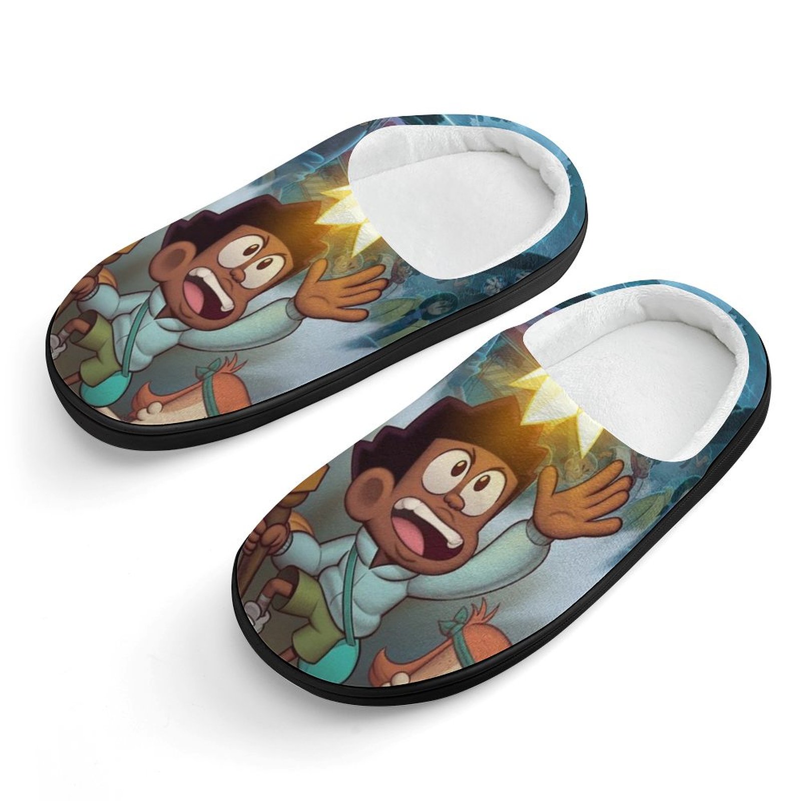 Craig of The Creek Animated Winter Plush Slippers for Boys Girls Soft ...
