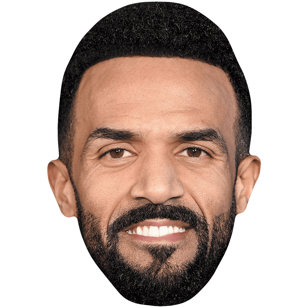 Craig David (Beard) Flat Cardboard Face - Walmart.com