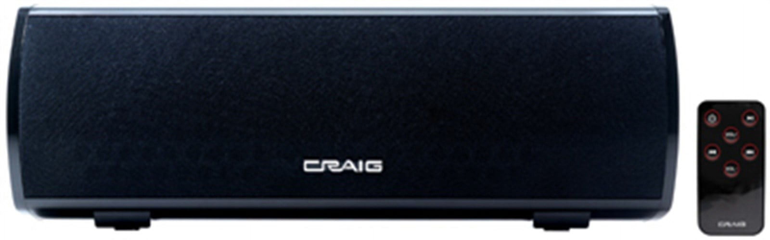 Craig Electronics CHT913 Bluetooth Stereo Speaker Bar, 12-In., Color ...
