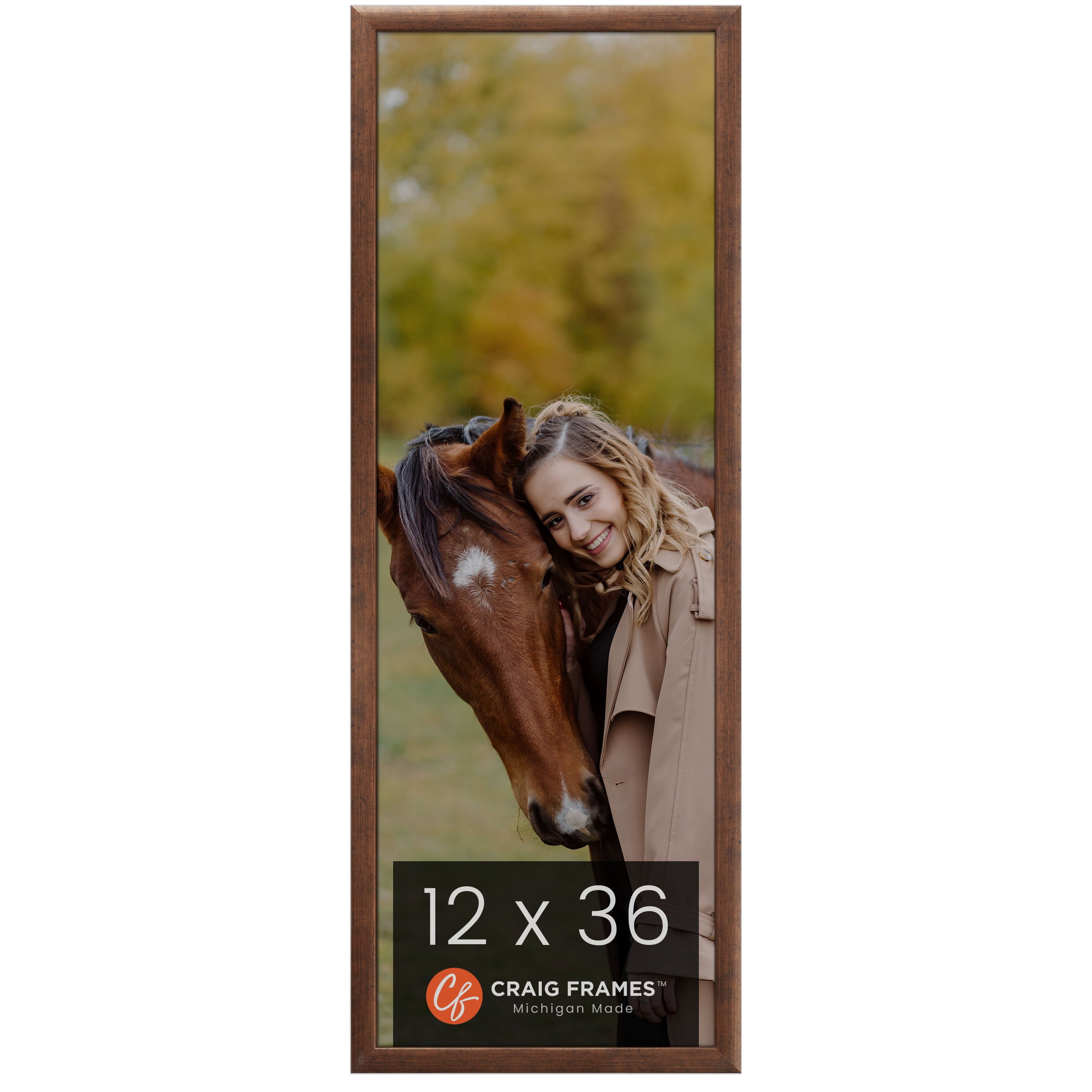 Craig Frames 12x36 Rustic Copper Picture Frame - Walmart.com