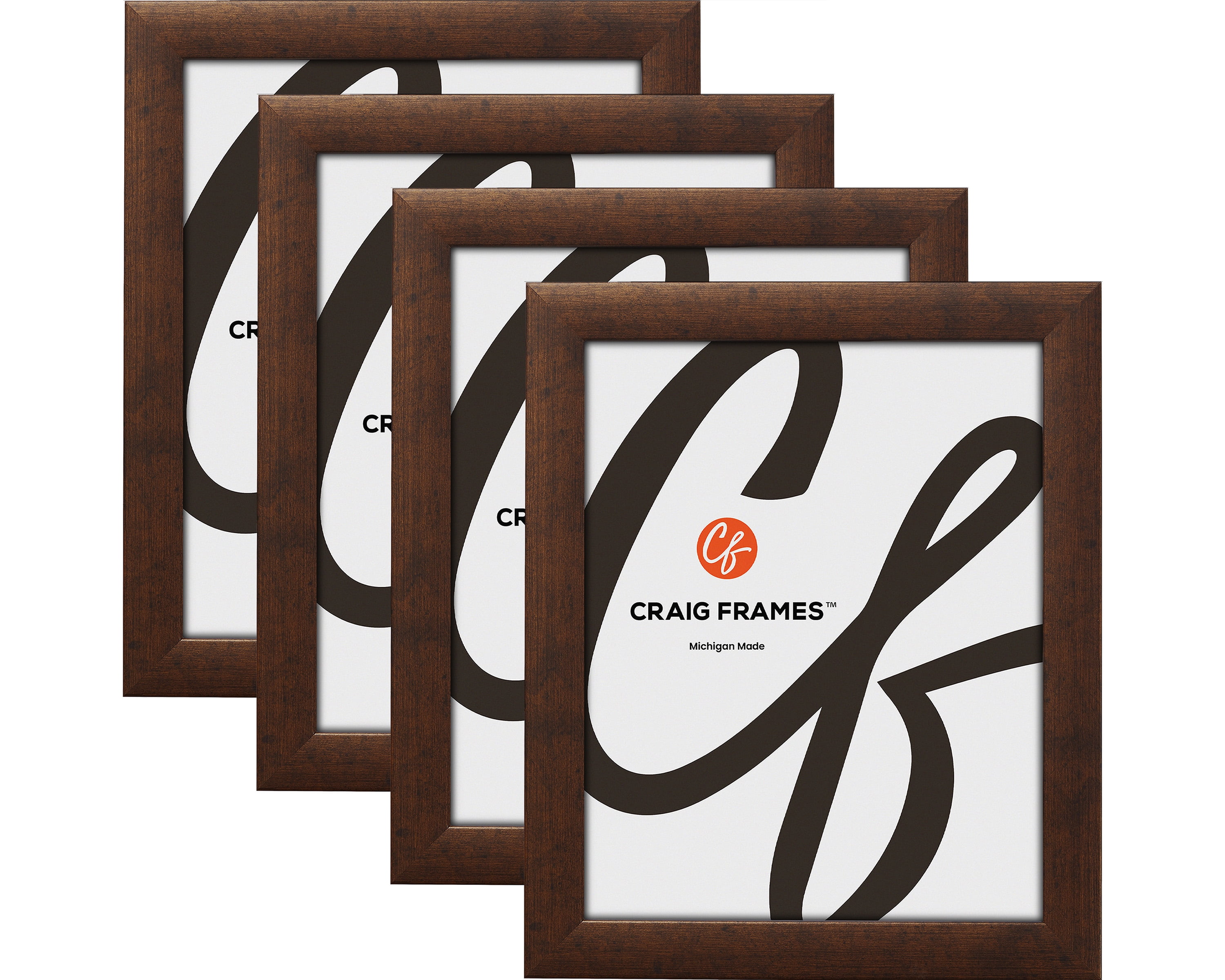 Craig Frames 14x16 Rustic Copper Picture Frame, Set of Four - Walmart.com
