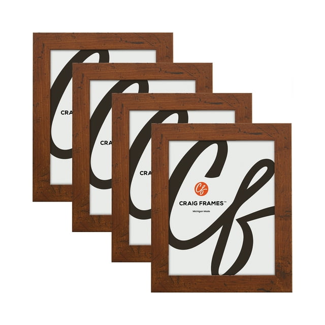 Craig Frames 17x33 inch Picture Frame Modern Dark Walnut Bauhaus Series ...