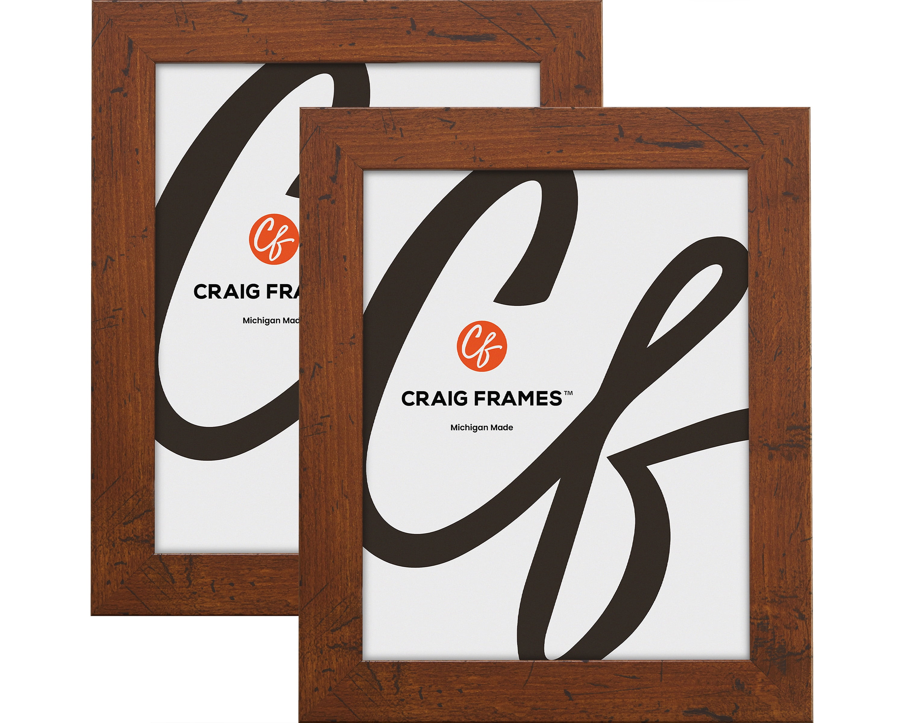 Craig Frames 19x23 inch Picture Frame Modern Dark Walnut Bauhaus Series ...