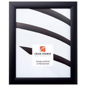 ArtToFrames 6" x 23" Galleria Noir Picture Frame, 6x23 inch Black MDF ...