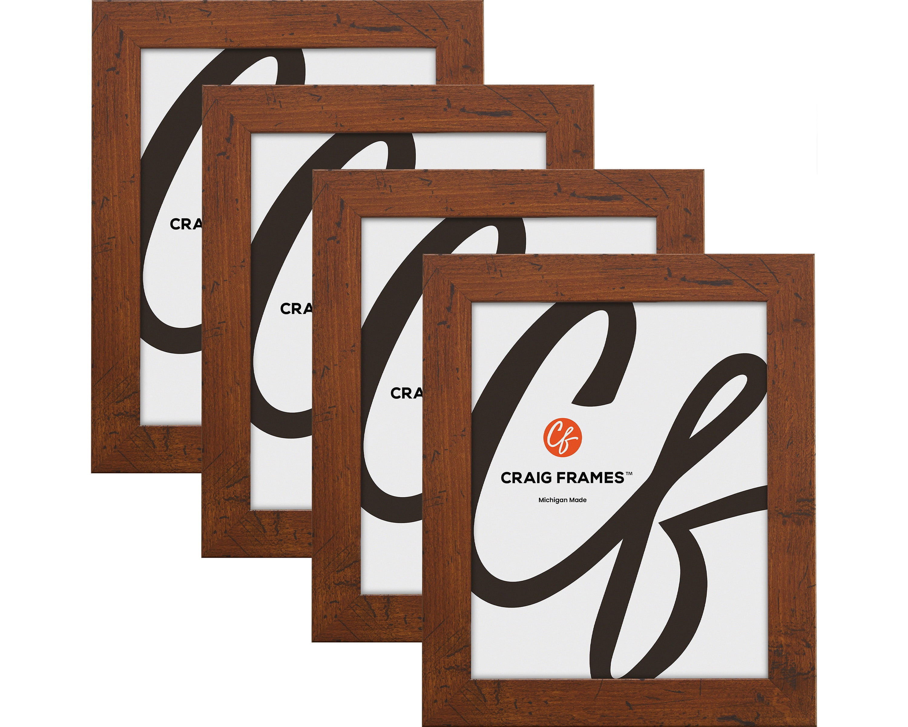 Craig Frames 20x30 inch Picture Frame Modern Dark Walnut Bauhaus Series ...