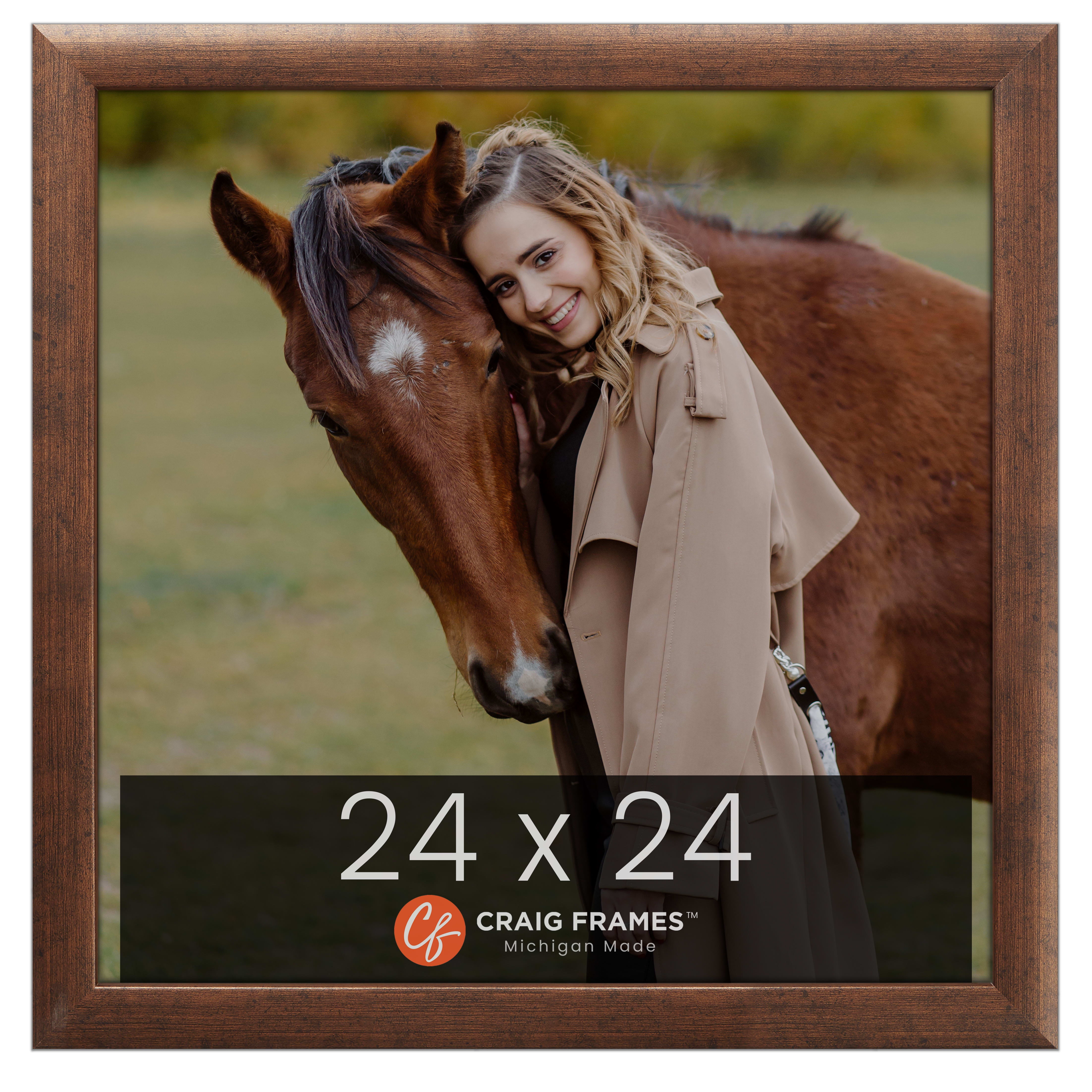 Craig Frames 24x24 Rustic Copper Picture Frame - Walmart.com