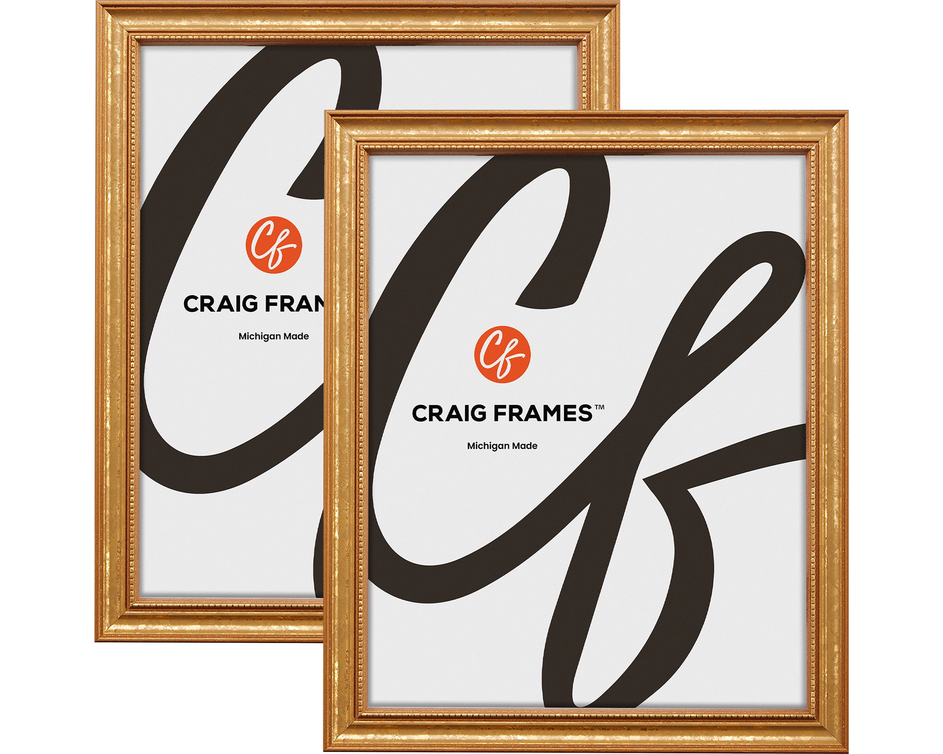 Craig Frames 314GD, 17x23 Picture Frame, Ornate Gold, Set of 2 ...