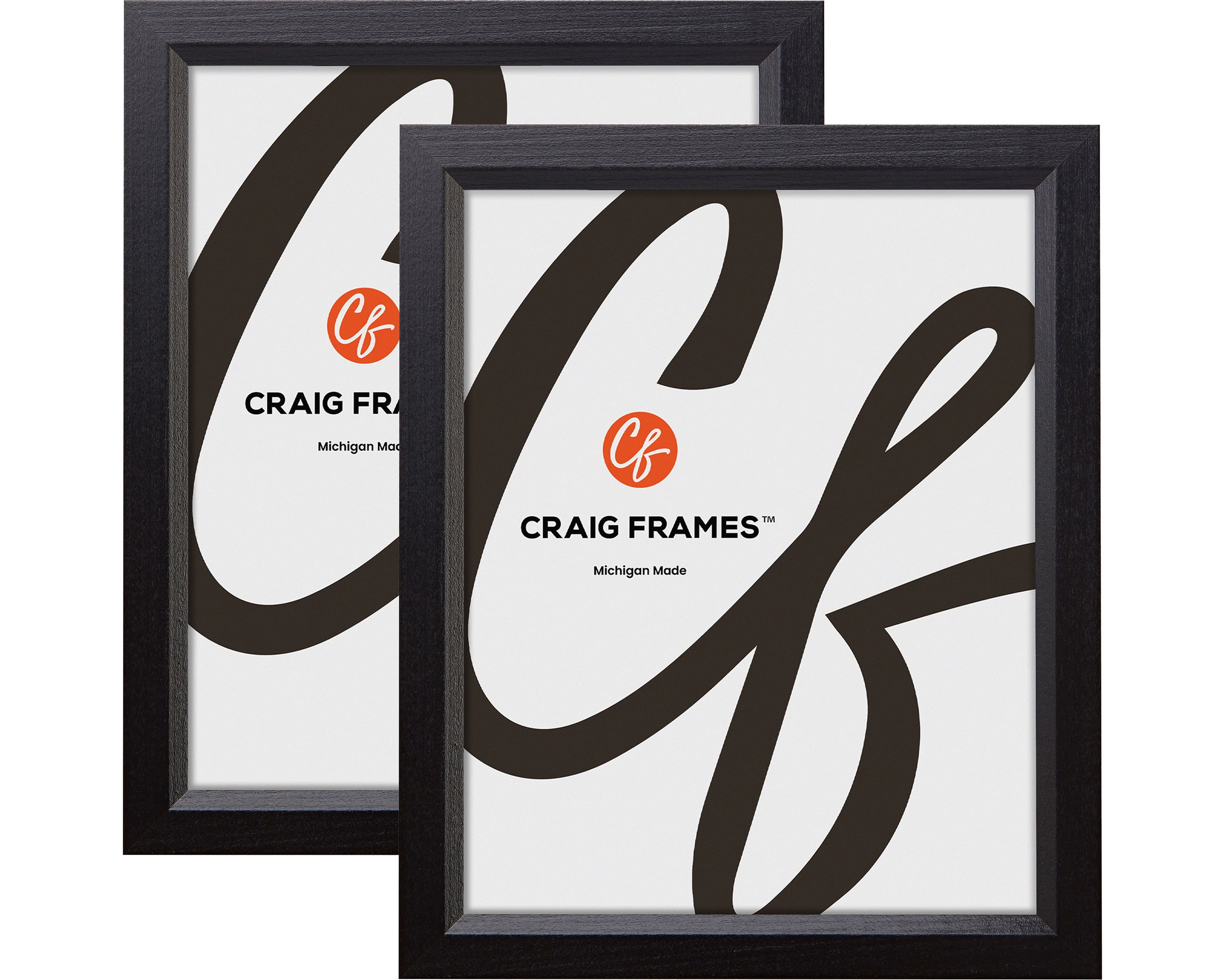 Craig Frames 7171610BK Wood Grain Finish 17x22 Picture/Poster Frame, 0. ...