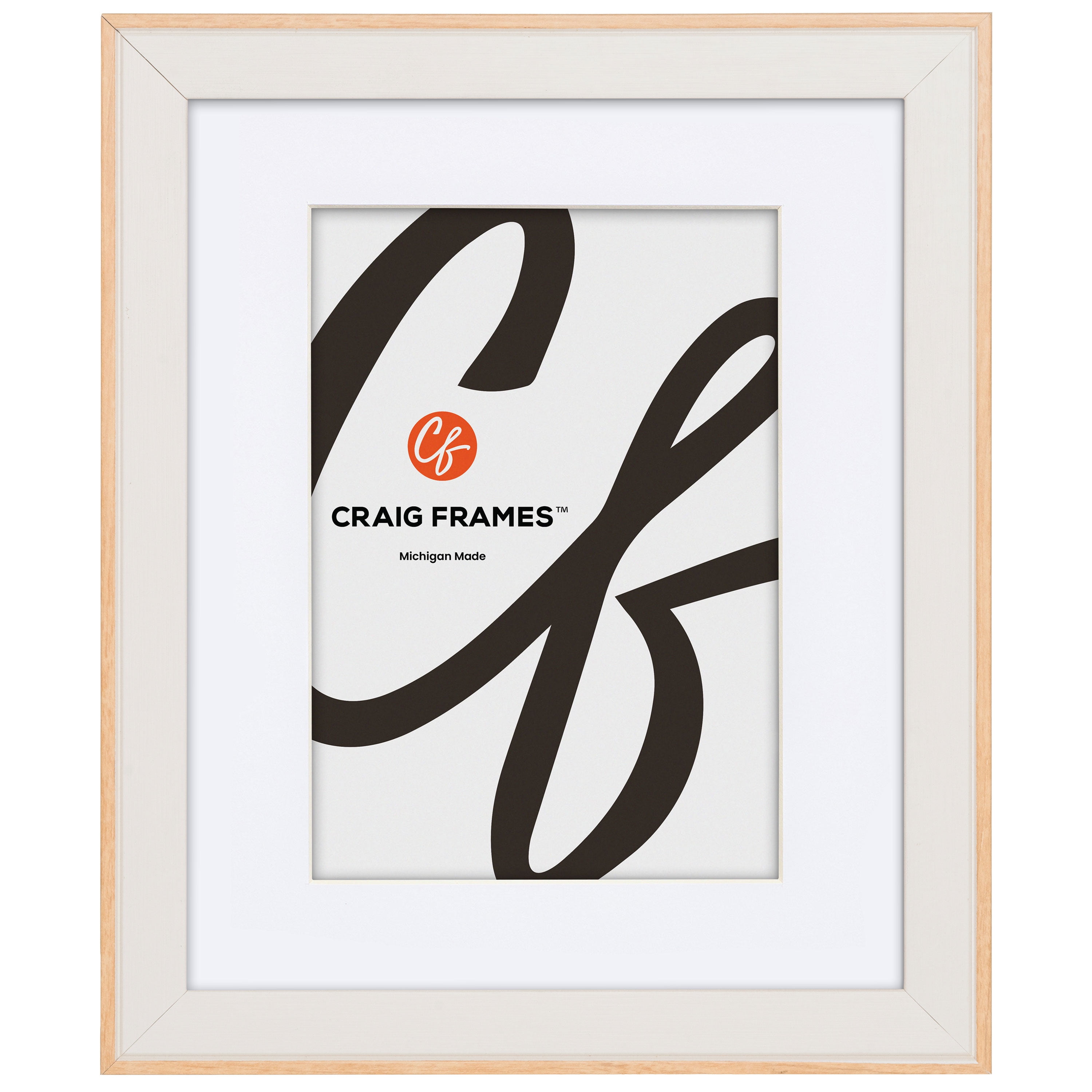 Craig Frames Acoustic, 19x25 Picture Frame Matted for a 14x20 Photo ...