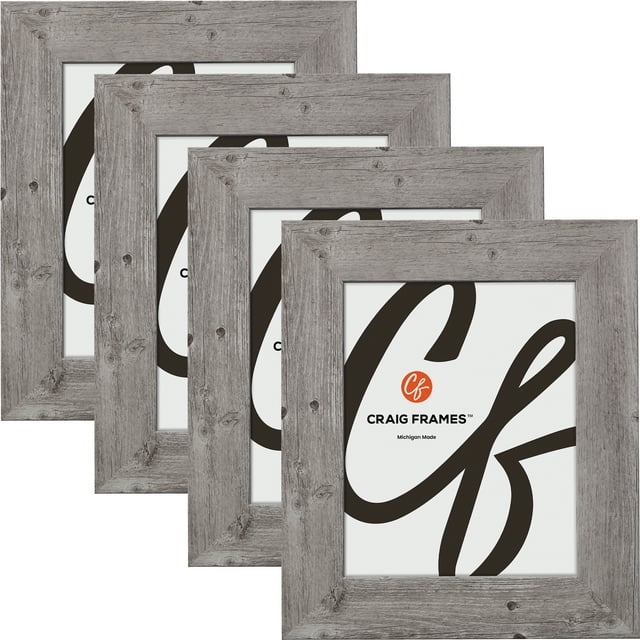 Craig Frames American Barn, 10x12 inch Picture Frame, Faux Light Grey ...