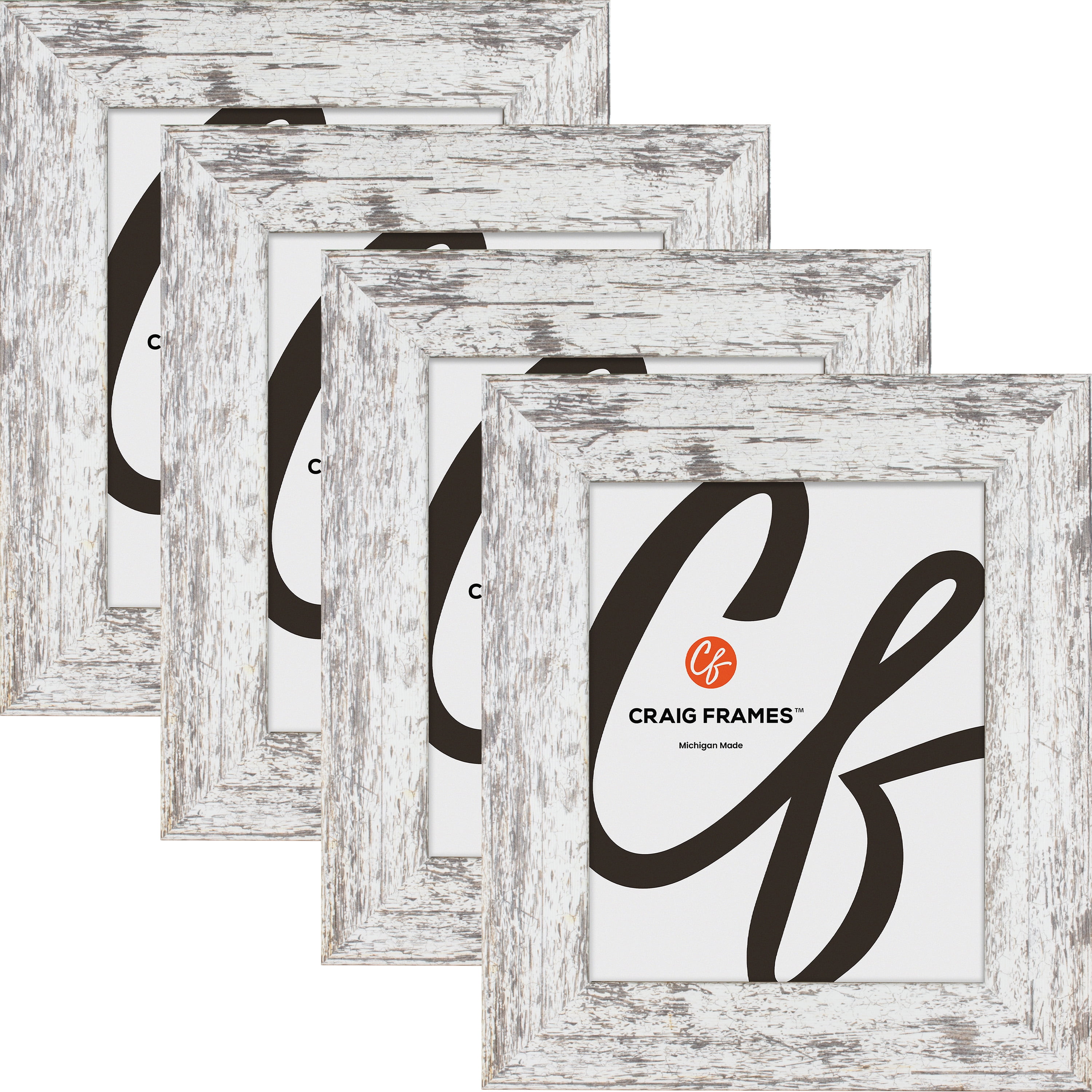 Craig Frames American Barn, 19x19 inch Picture Frame, Faux White ...