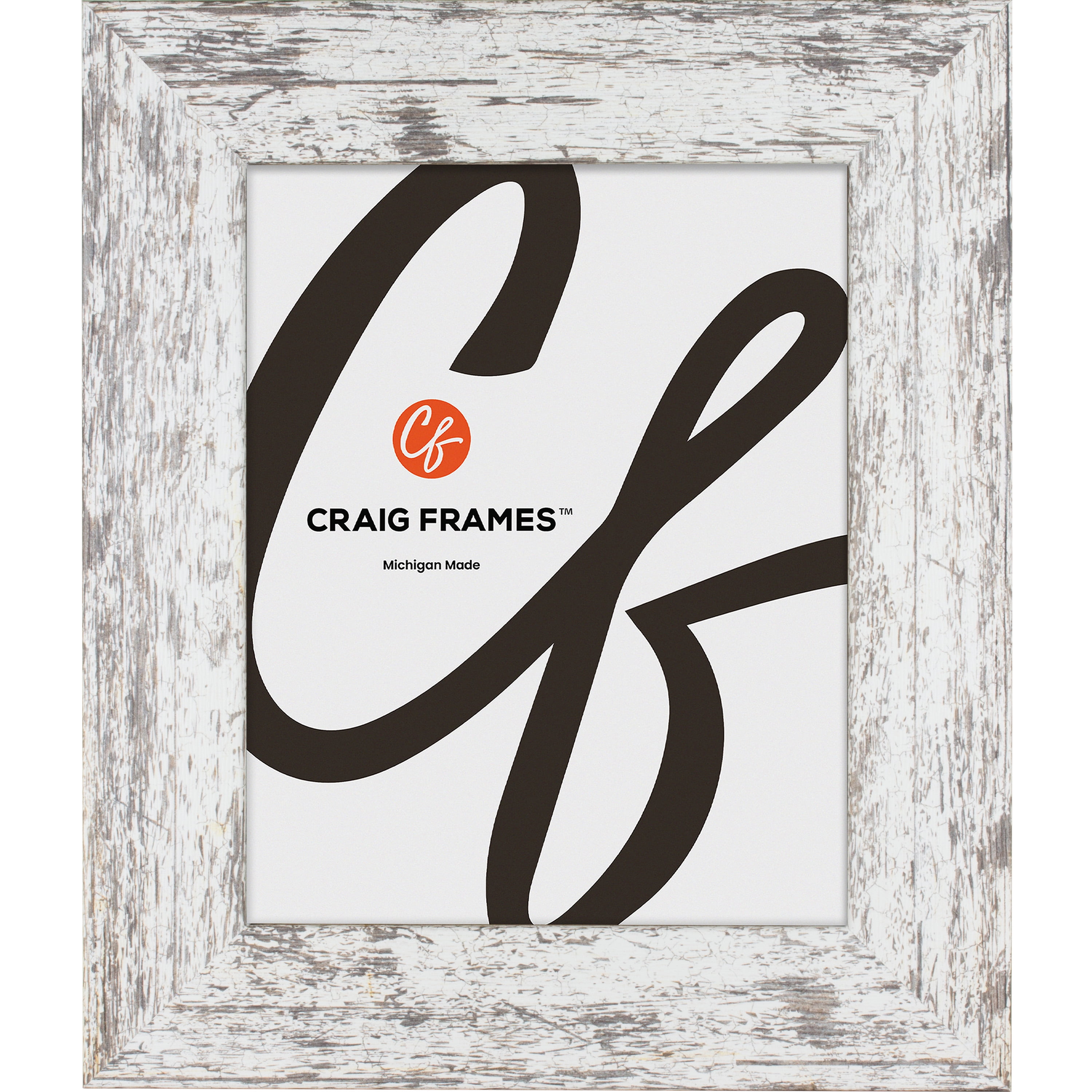 Craig Frames American Barn, 20x28 inch Picture Frame, Faux White ...