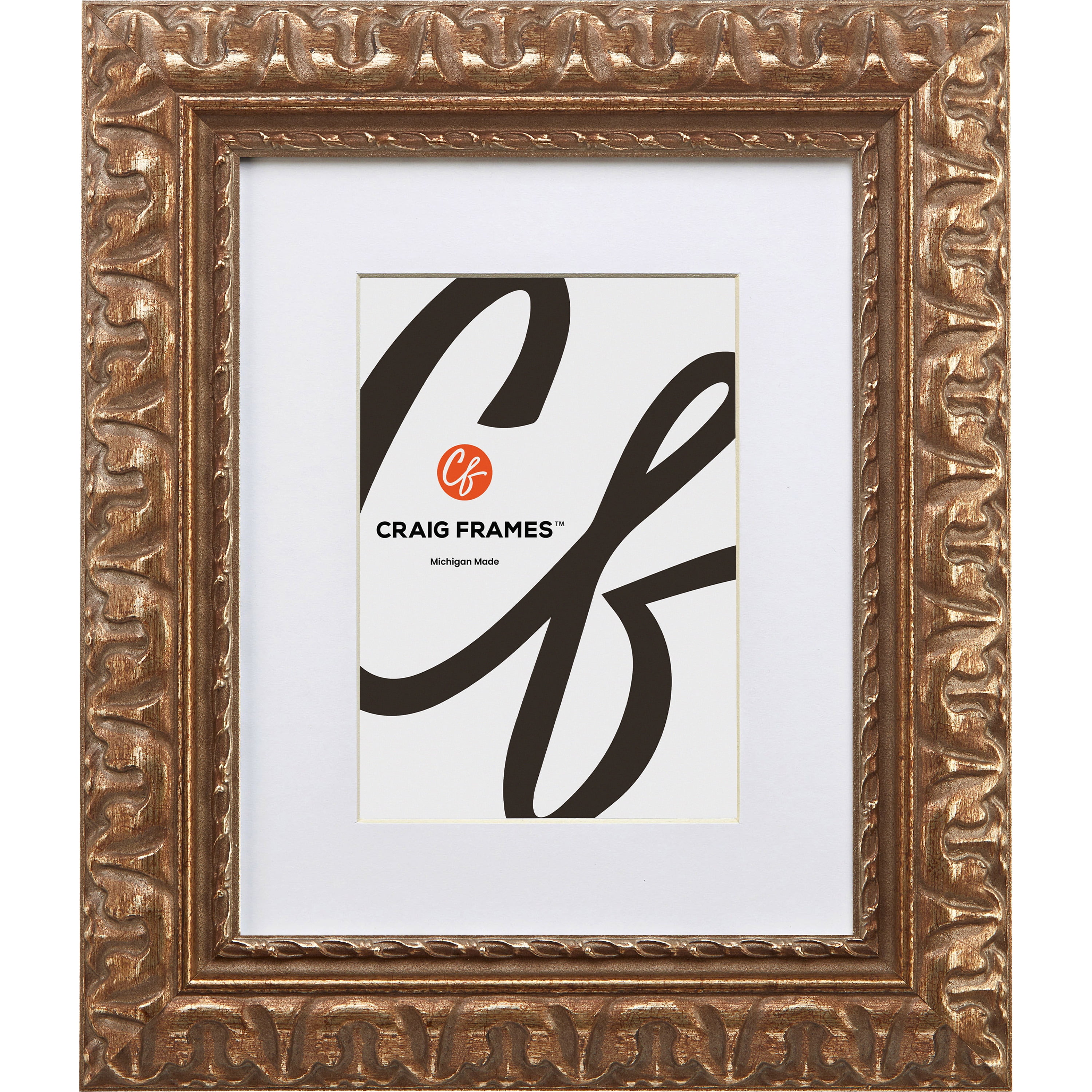 Craig Frames Bravado Ornate, 30 x 30 Inch Antique Bronze Picture Frame ...