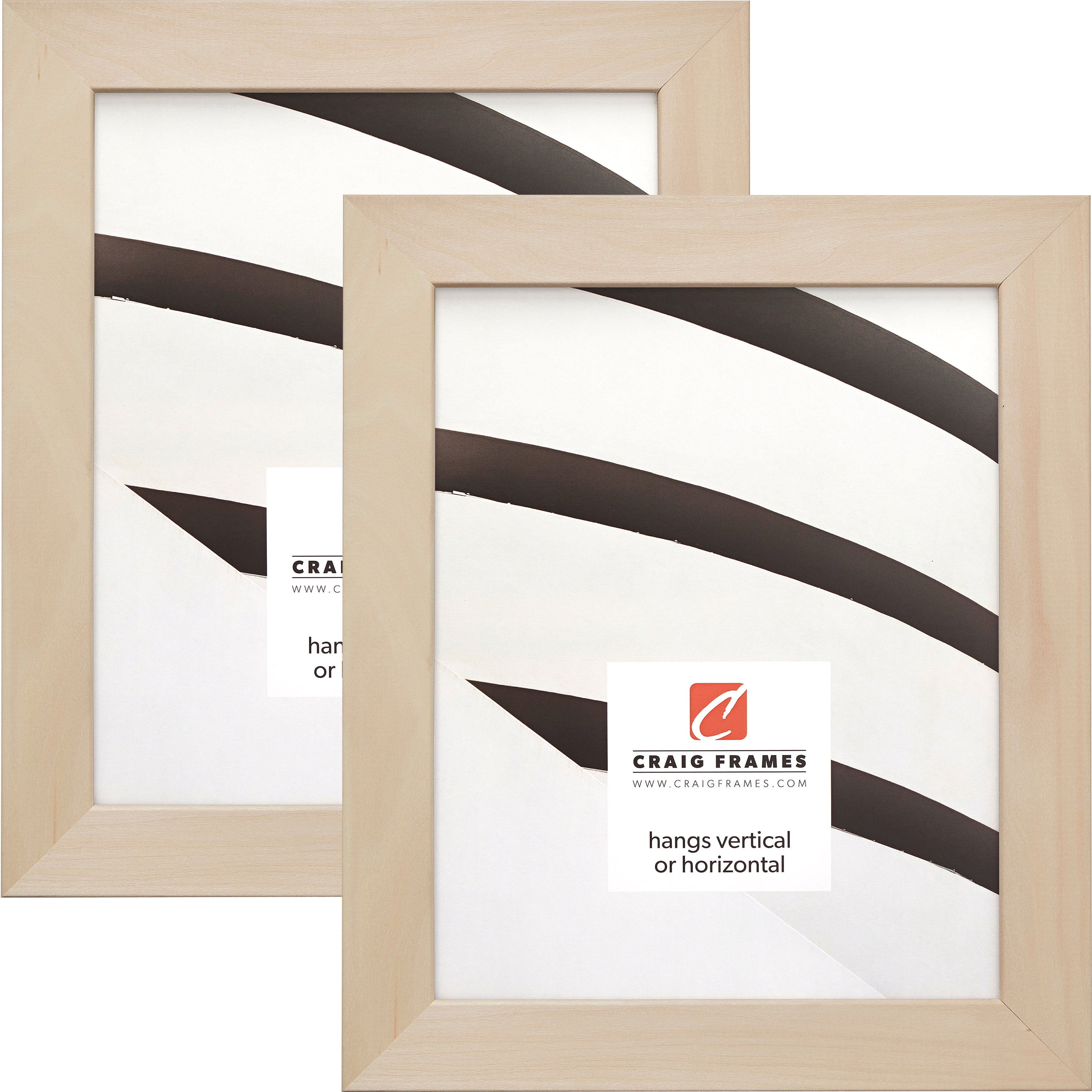 Craig Frames DIY Unfinished Wood Picture Frame, 14 x 18 Inch, Natural ...