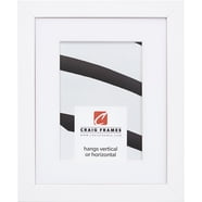 Craig Frames 314WH 18x24 inch Ornate White and Silver Picture Frame ...