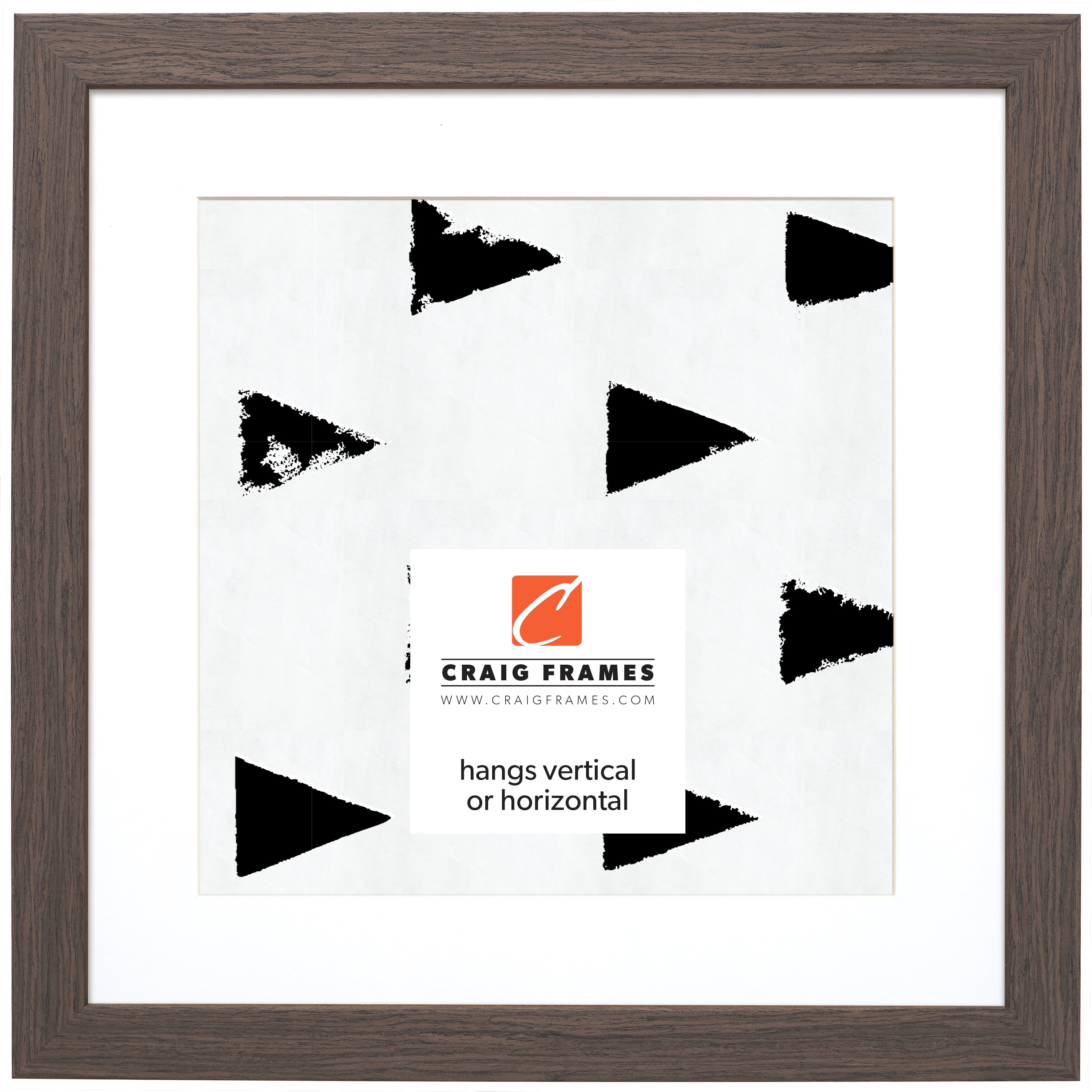 Craig Frames Farmhouse Essentials, 12x12 inch Picture Frame Matted for ...