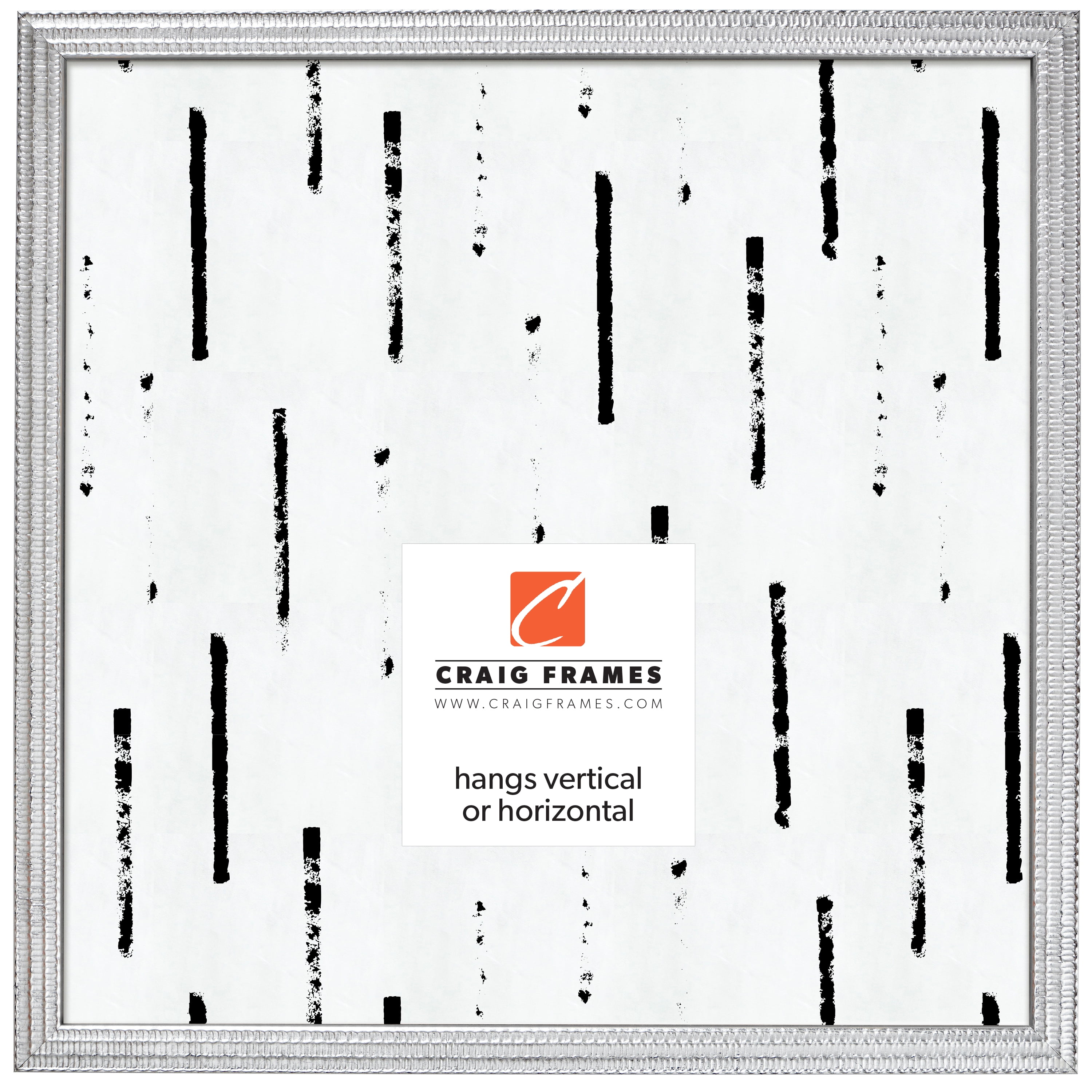 Craig Frames Farnsworth, 12x12 inch Picture Frame, Silver - Walmart.com