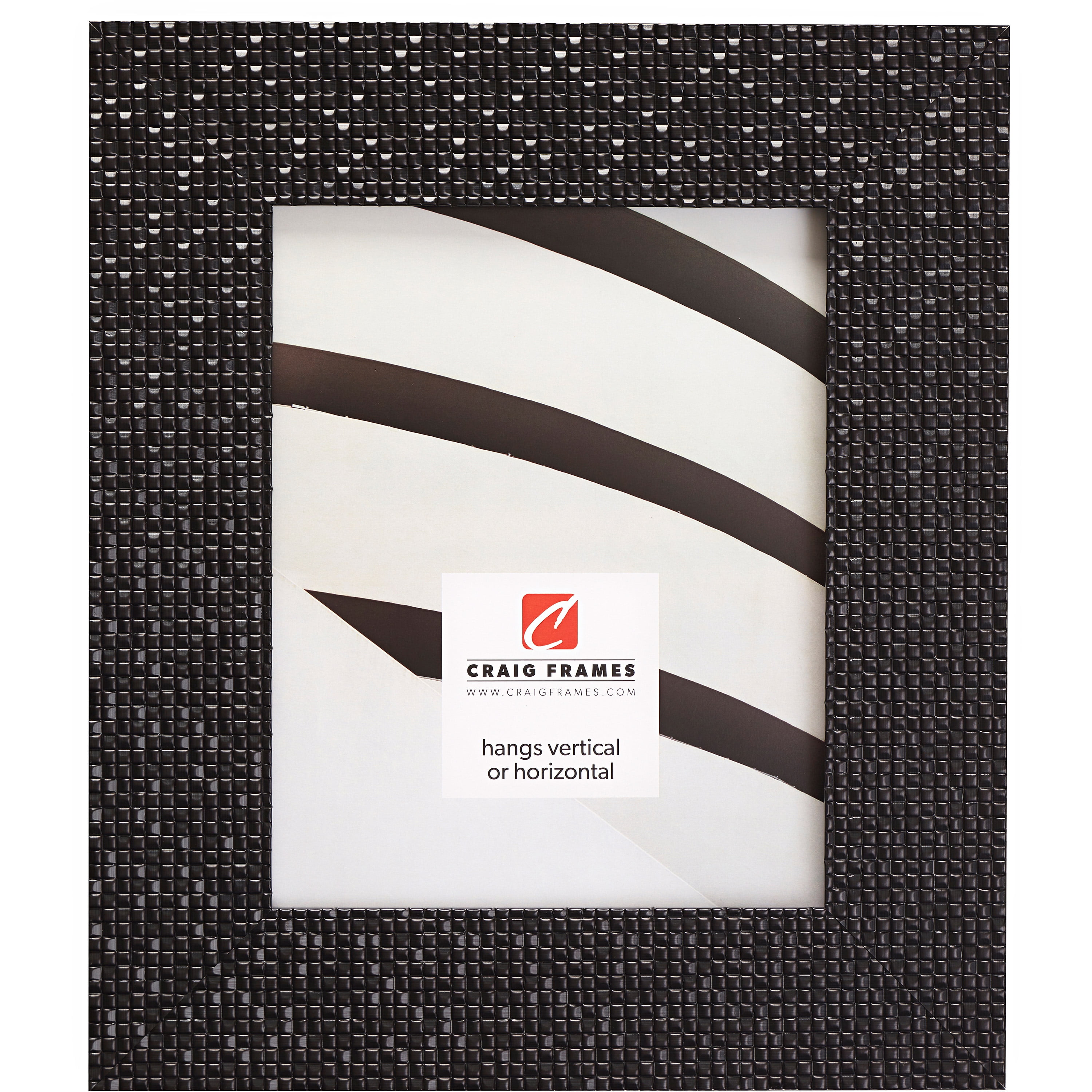 Craig Frames Glimmer, 18x36 inch Picture Frame, Black - Walmart.com