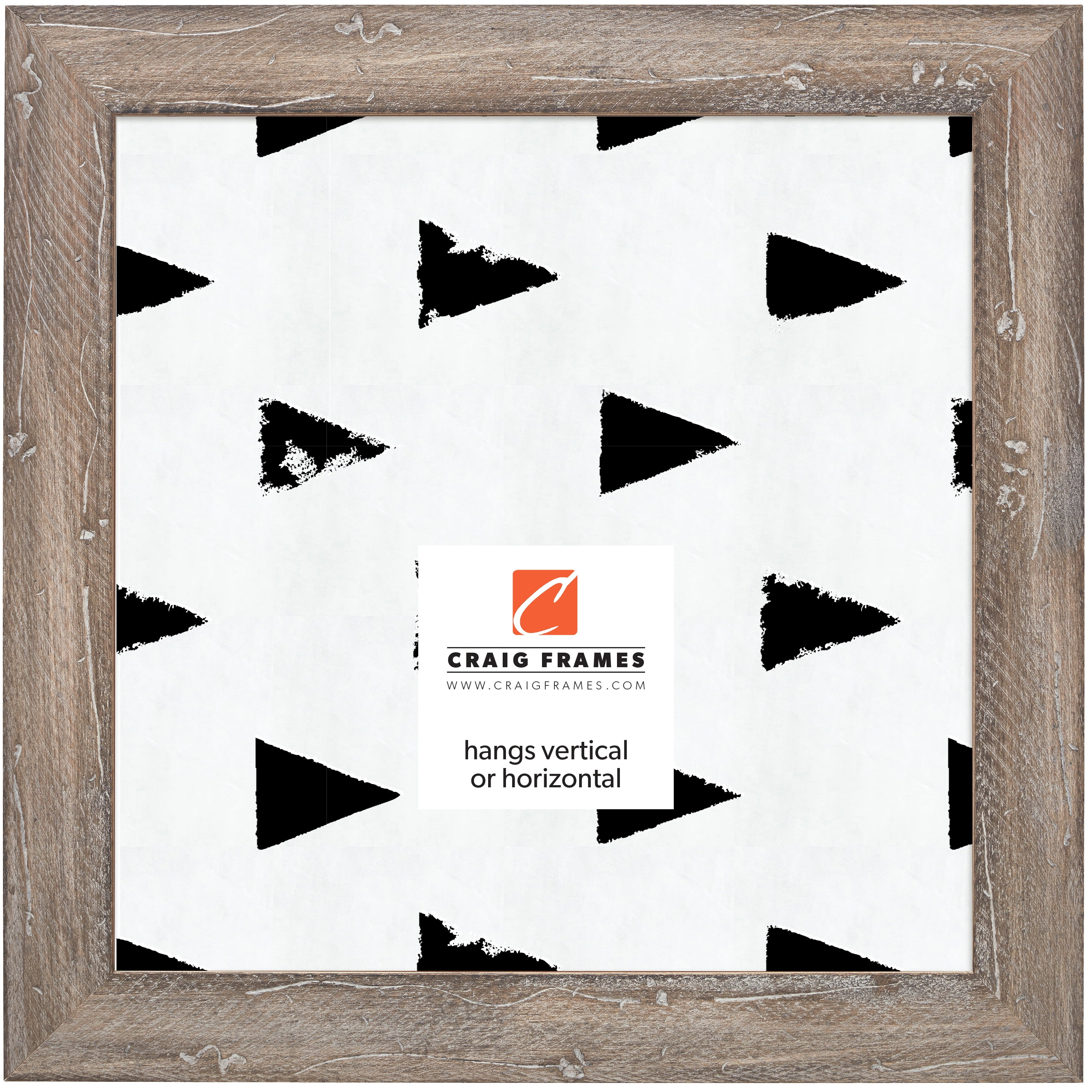 Craig Frames Hatteras, 12x12 inch Picture Frame, Beach Wood - Walmart.com