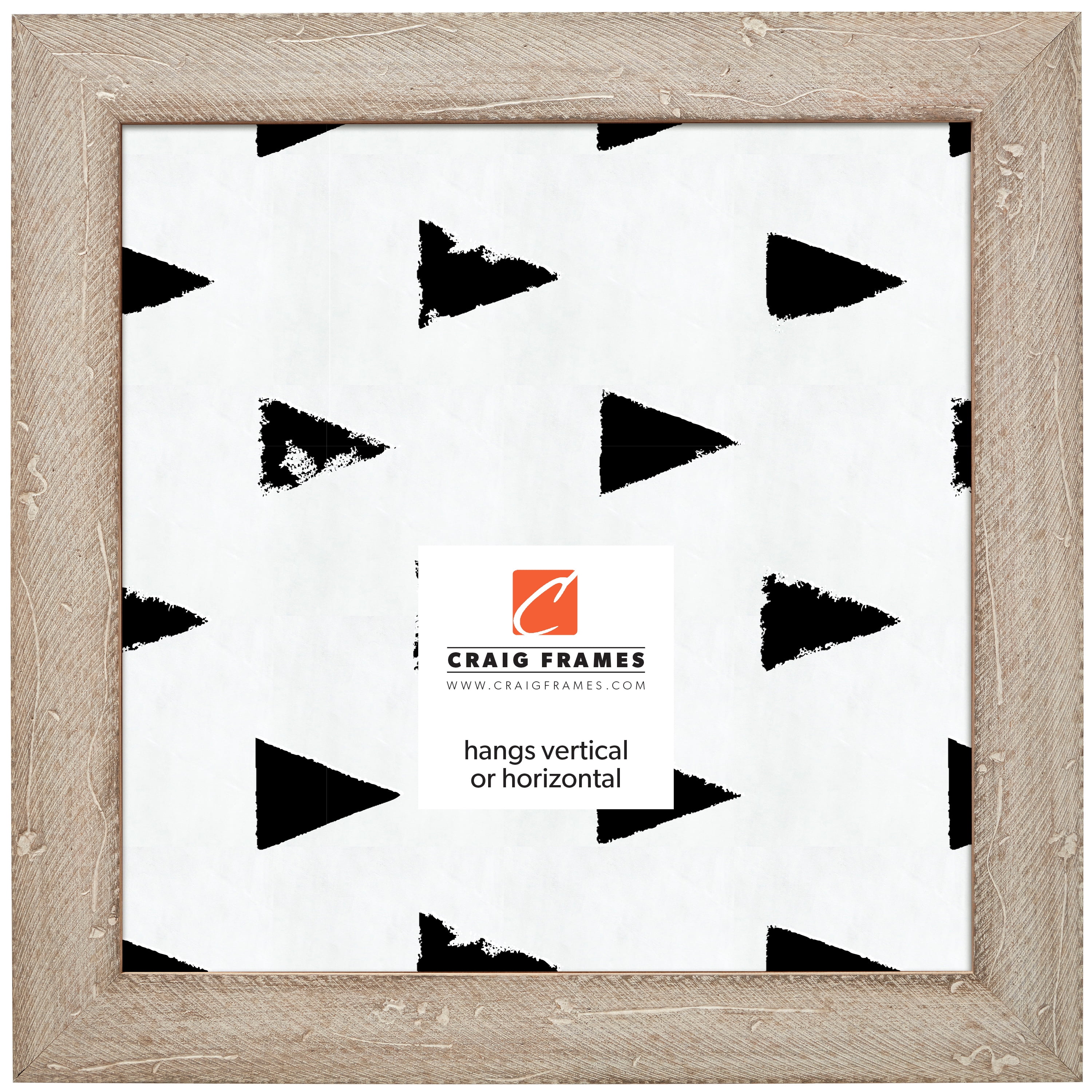 Craig Frames Hatteras, 12x12 inch Picture Frame, White Wash - Walmart.com