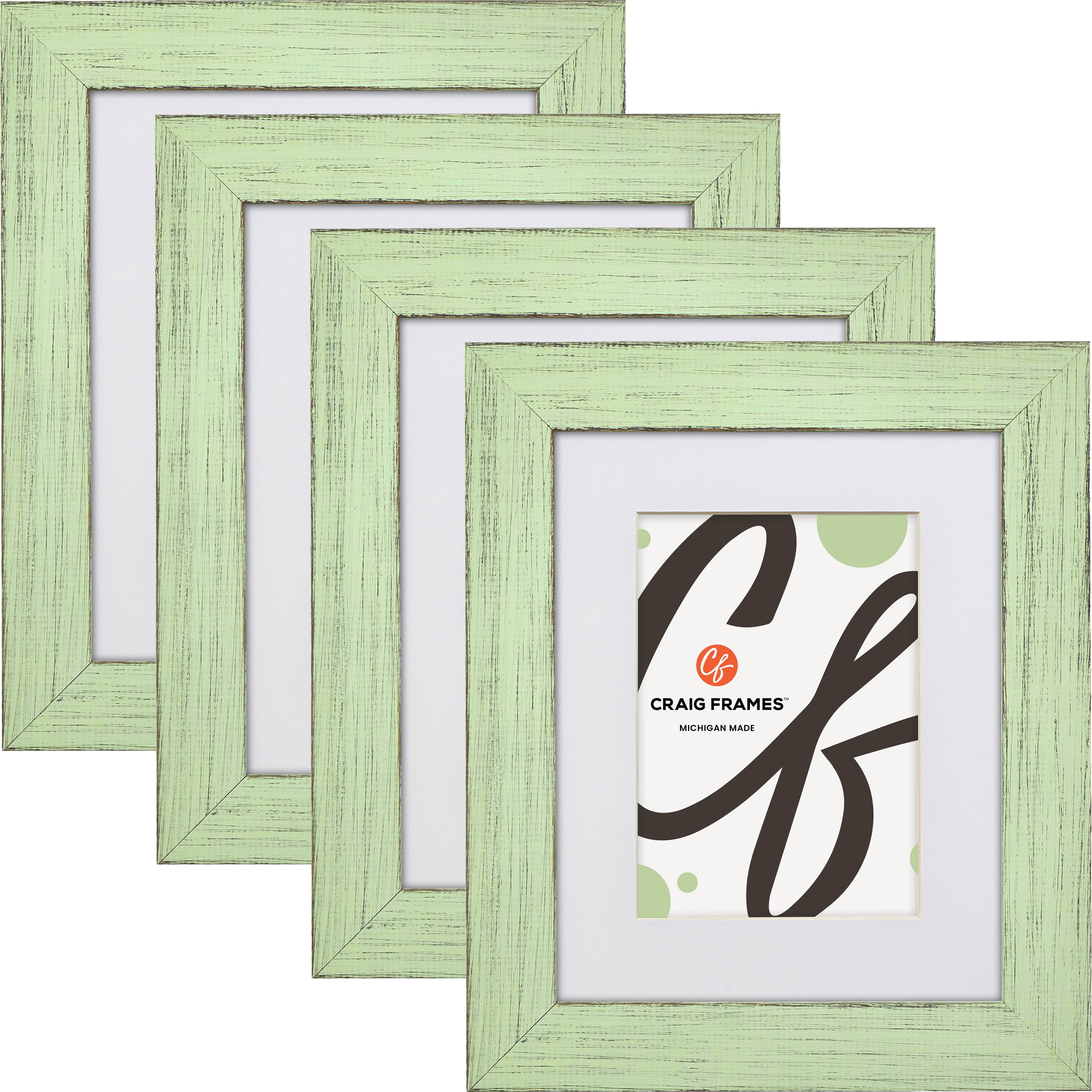 Craig Frames Jasper, 10x12 inch Country Mint Julep Picture Frame Matted ...
