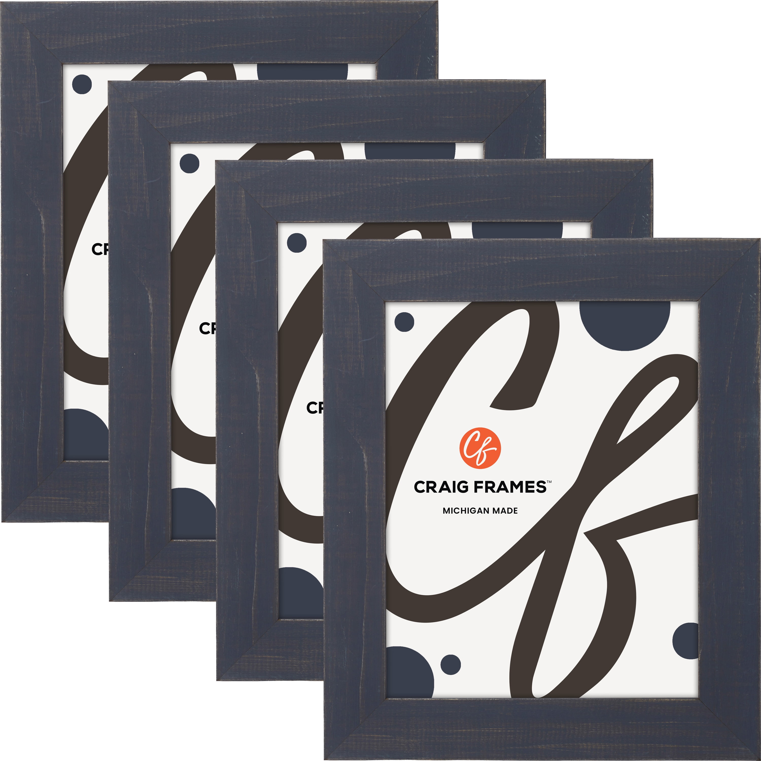 Craig Frames Jasper, 12x12 inch Picture Frame, Country Weathered Blue ...