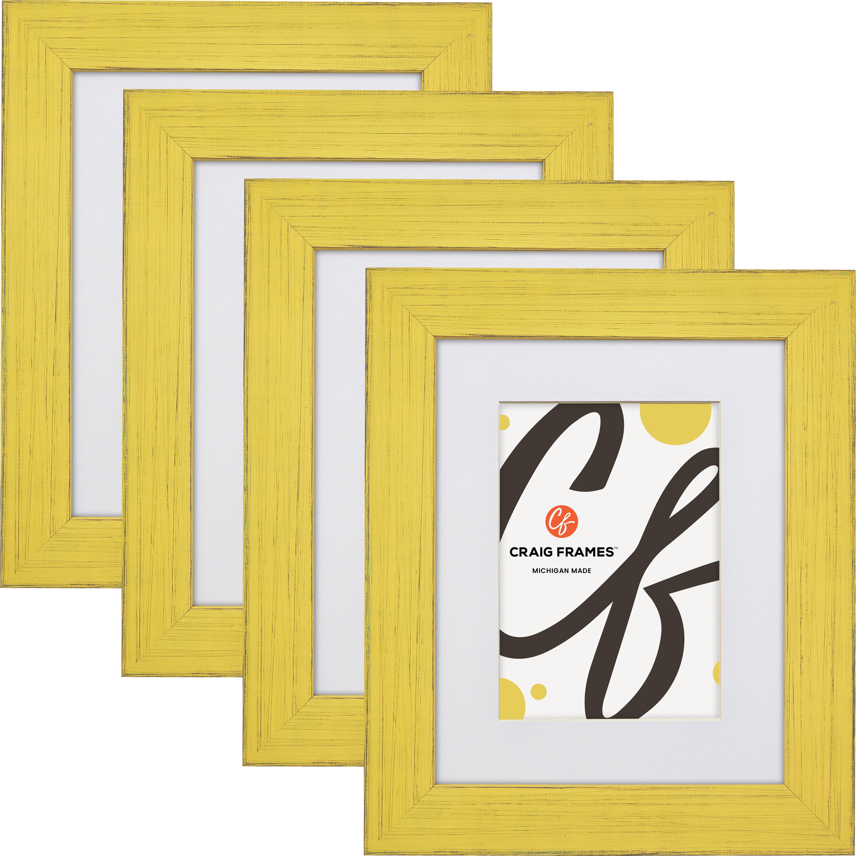 Craig Frames Jasper, 14x18 inch Country Southern Yellow Picture Frame ...