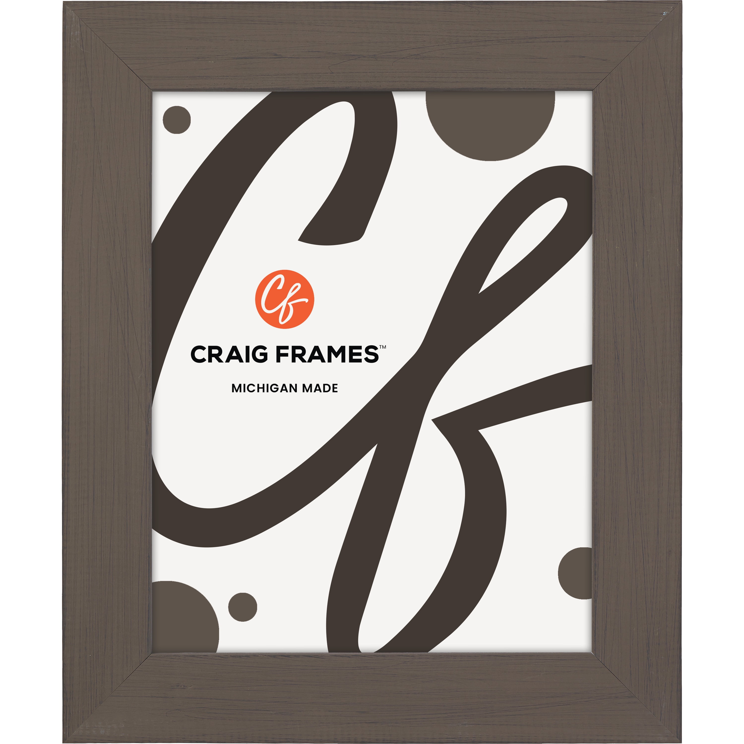 Craig Frames Jasper, 19x19 inch Picture Frame, Country Whiskey Brown ...